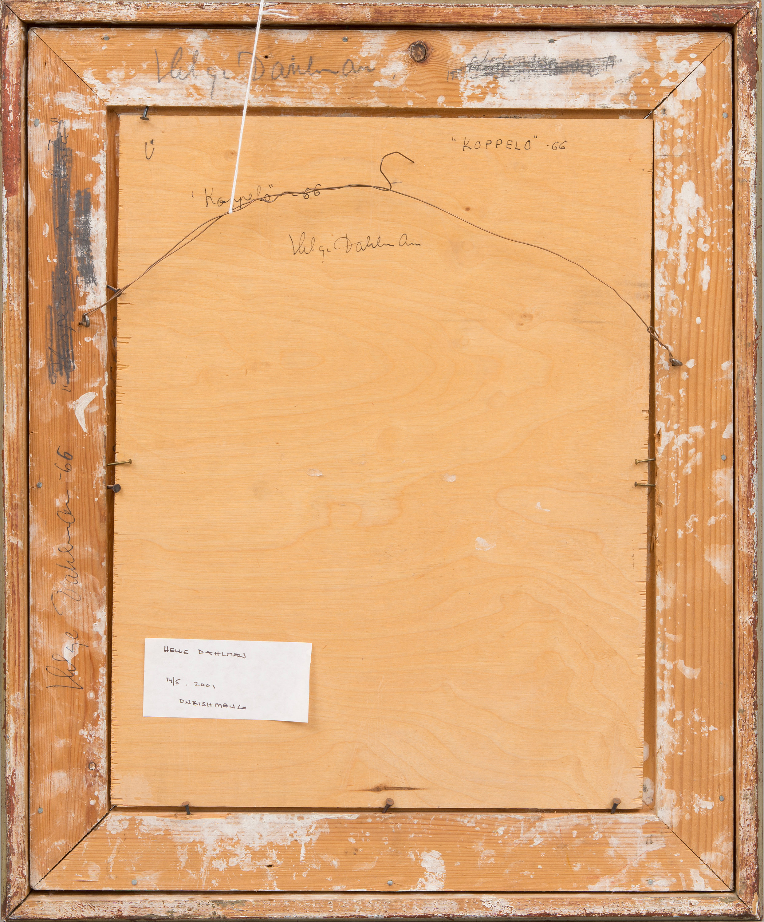 HELGE DAHLMAN, "TJÄDERHÖNA". - Bukowskis