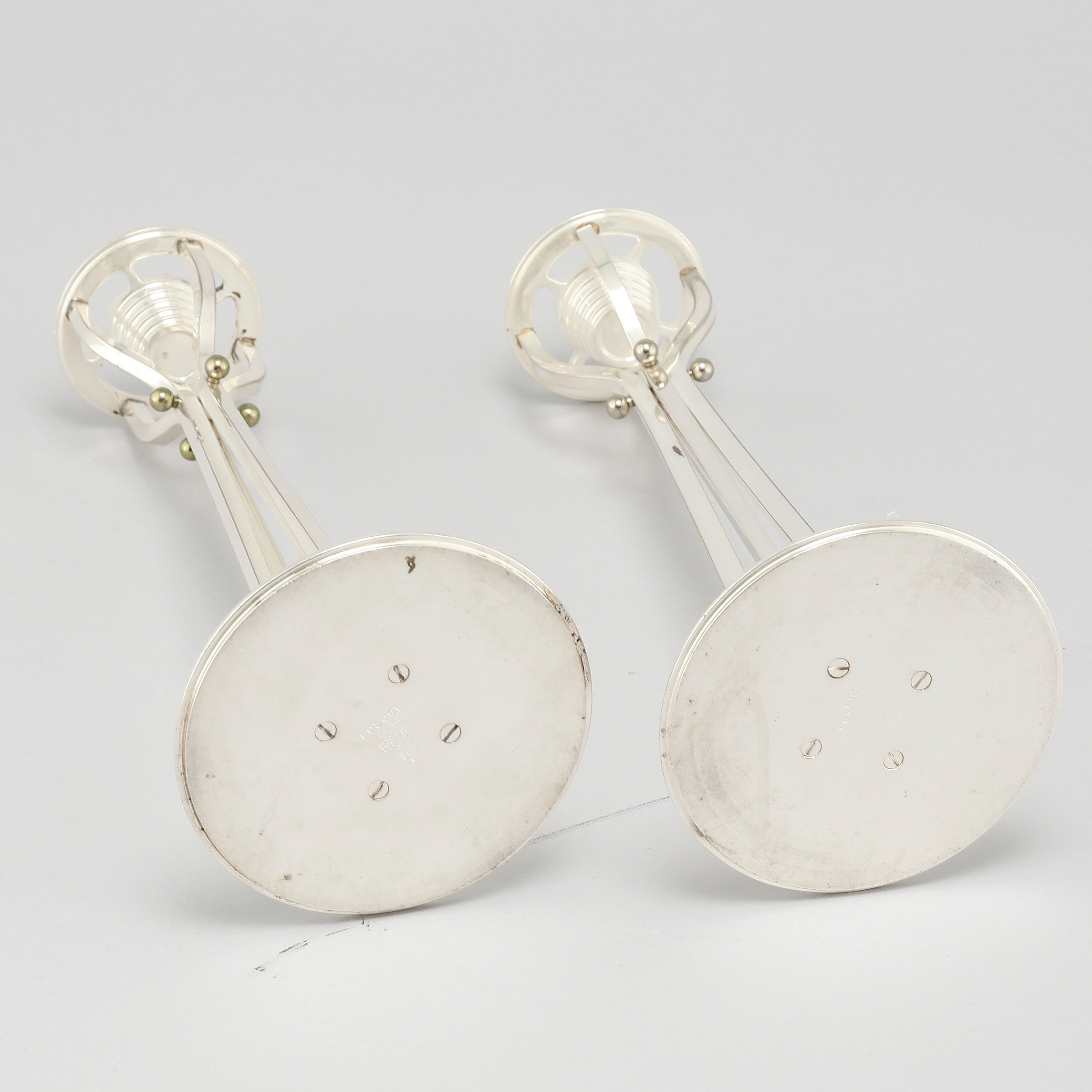 a pair of candlesticks, Alessi, Italy. - Bukowskis