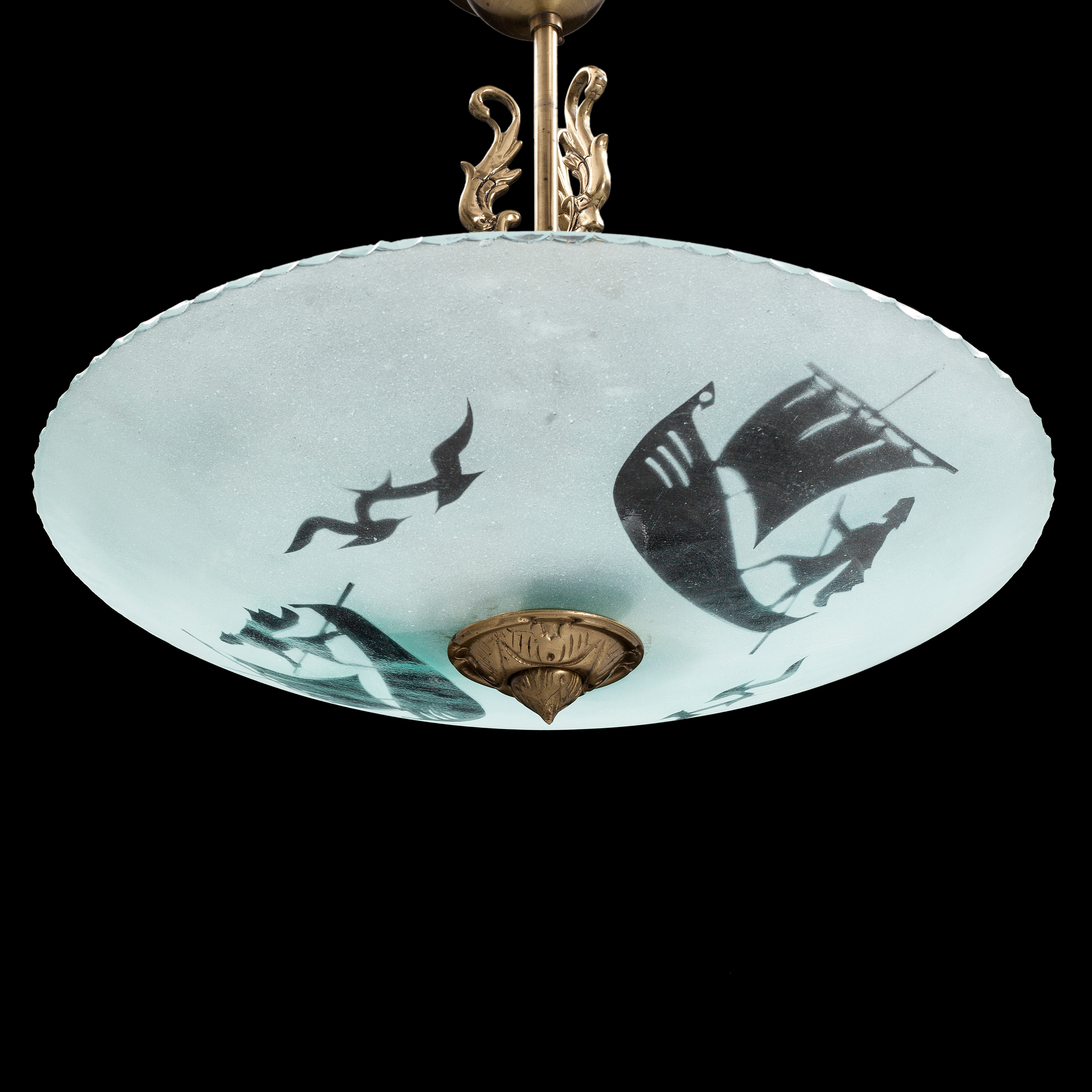 A 1940s ceiling light. - Bukowskis
