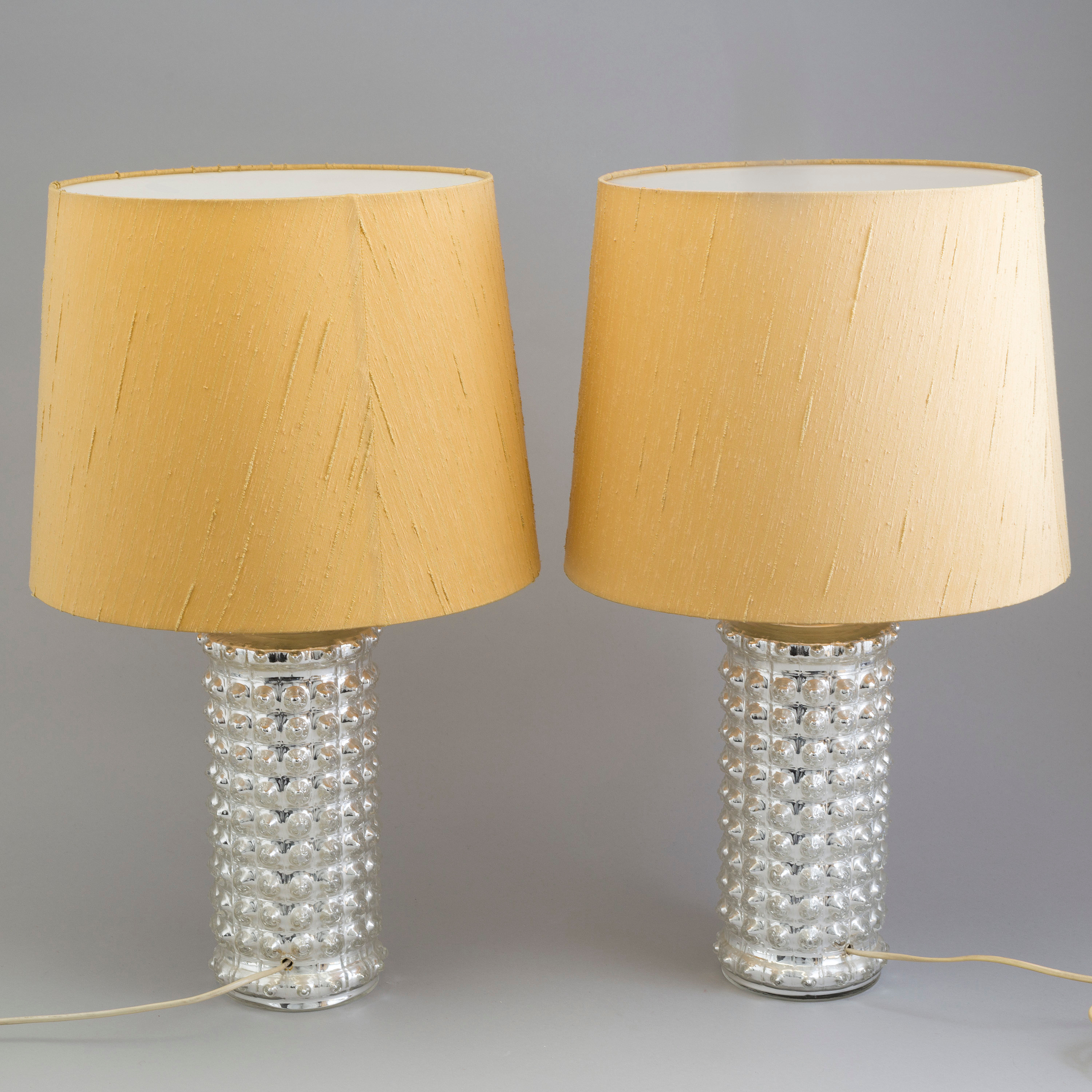 A couple of TABLE LAMPS, by Helena Tynell, Luxus, designed in 1968 ...