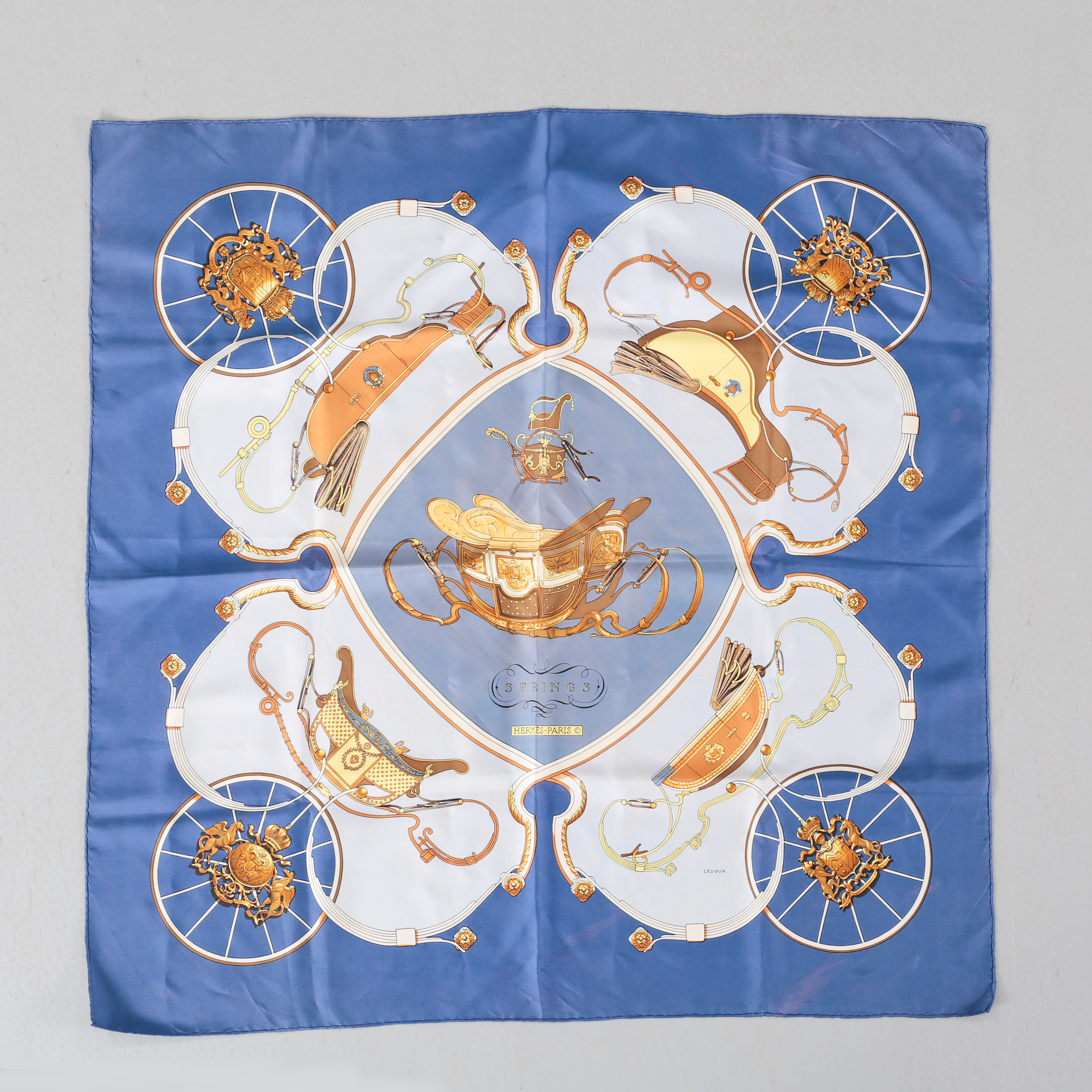 HERMÈS, "Springs", scarf. - Bukowskis