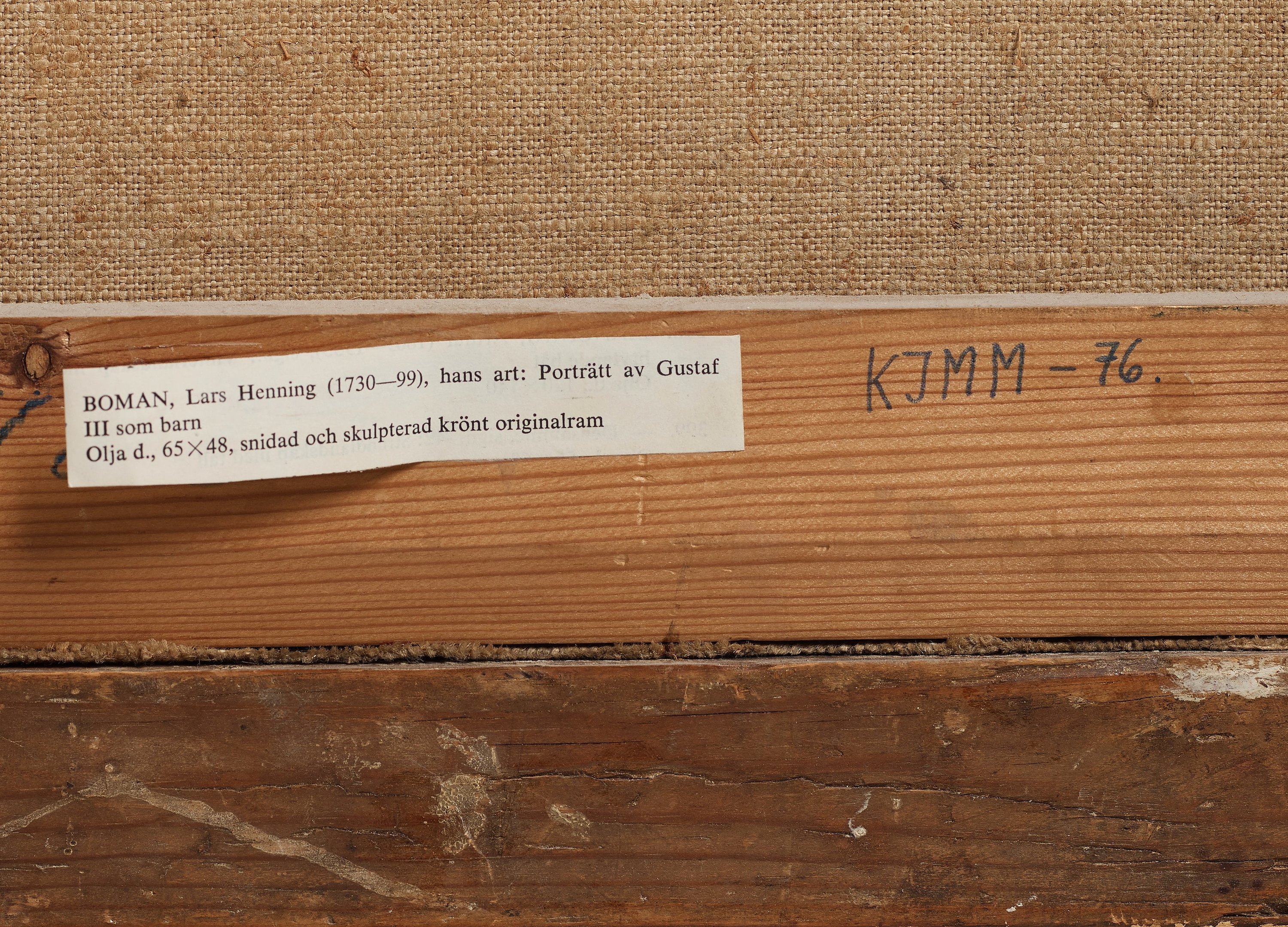 Lars Henning Boman, "Gustaf III" (1746-1792). - Bukowskis