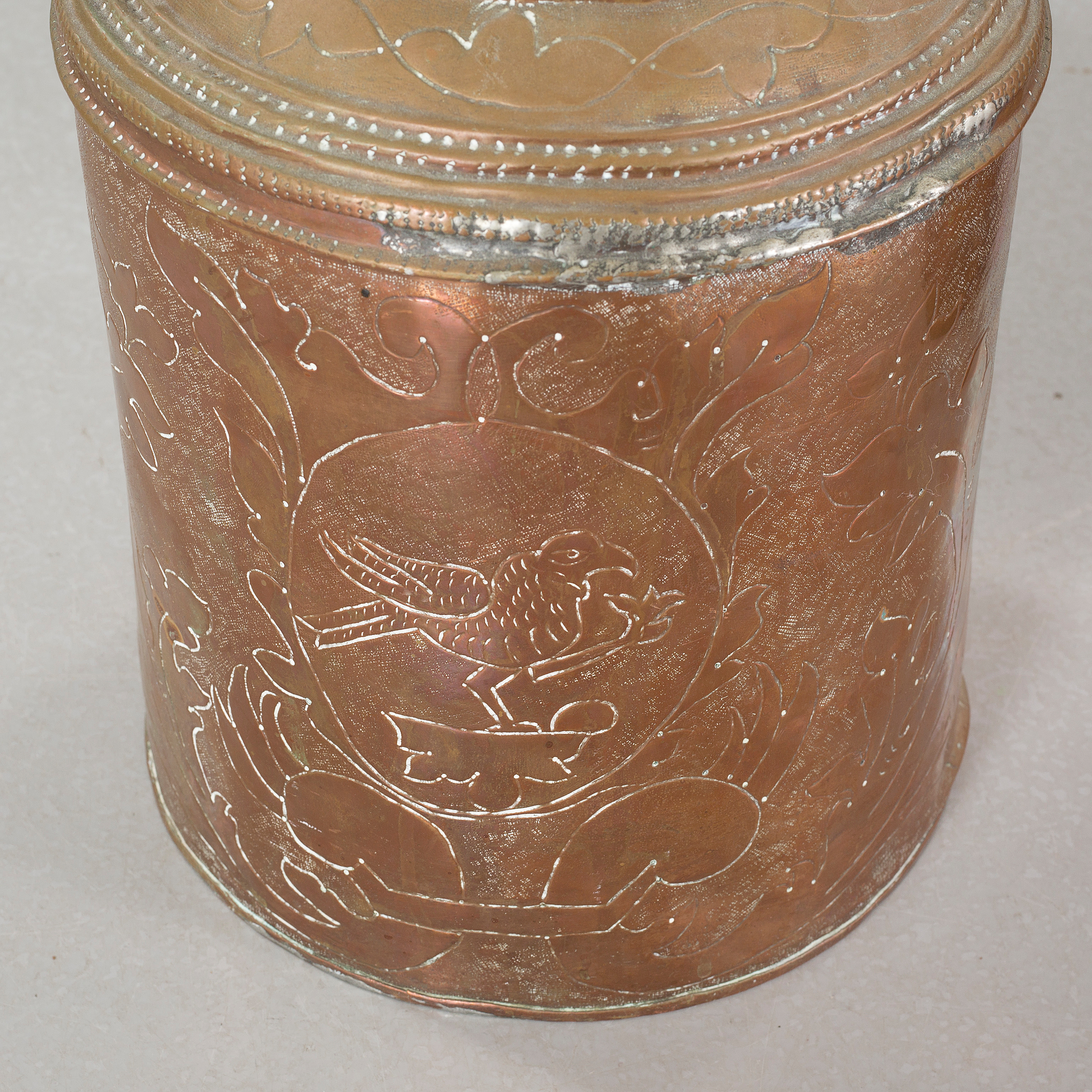 Two 19th century copper jars. - Bukowskis