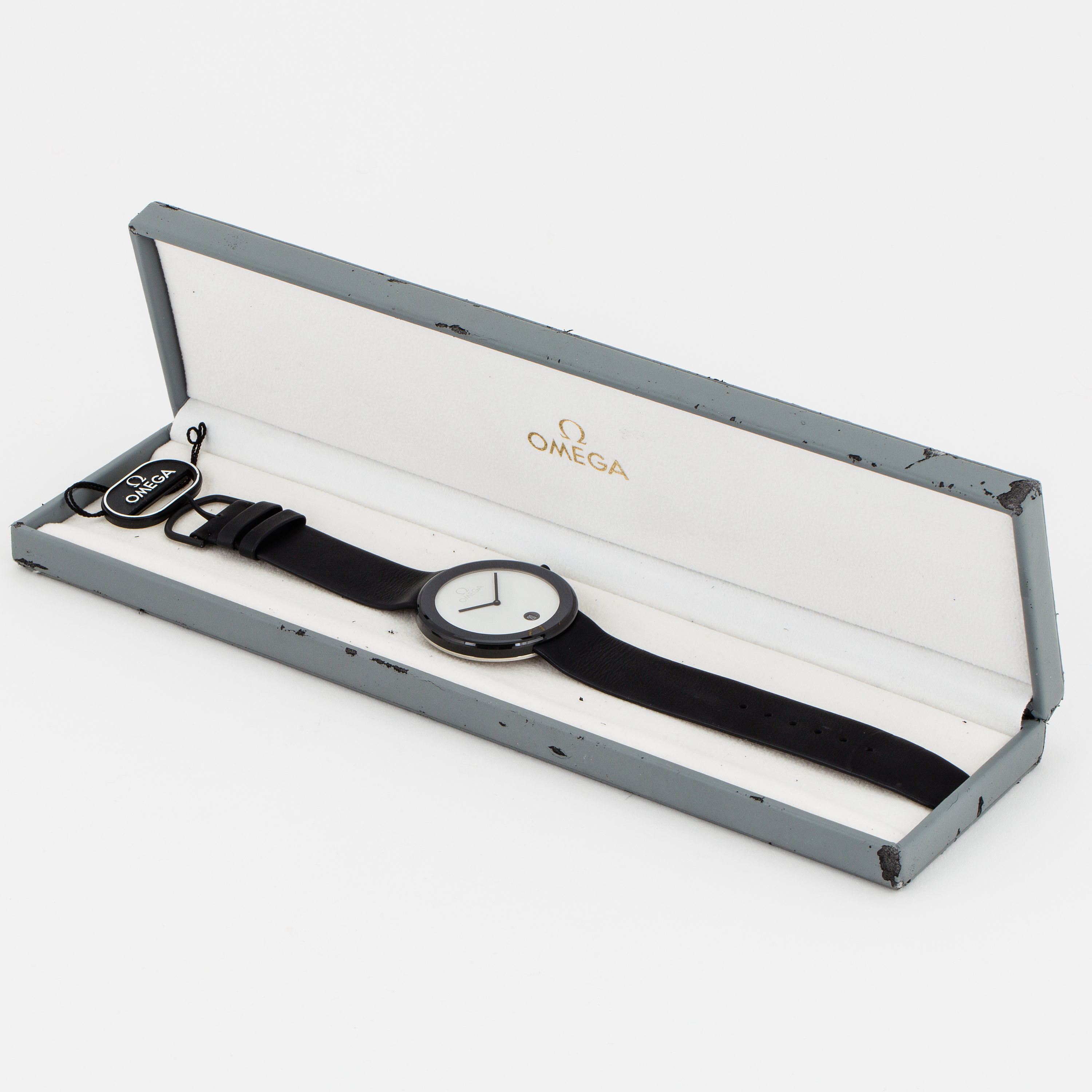 OMEGA, Art Collection, Maxi, designed by Max Bill, wristwatch, 40 mm ...