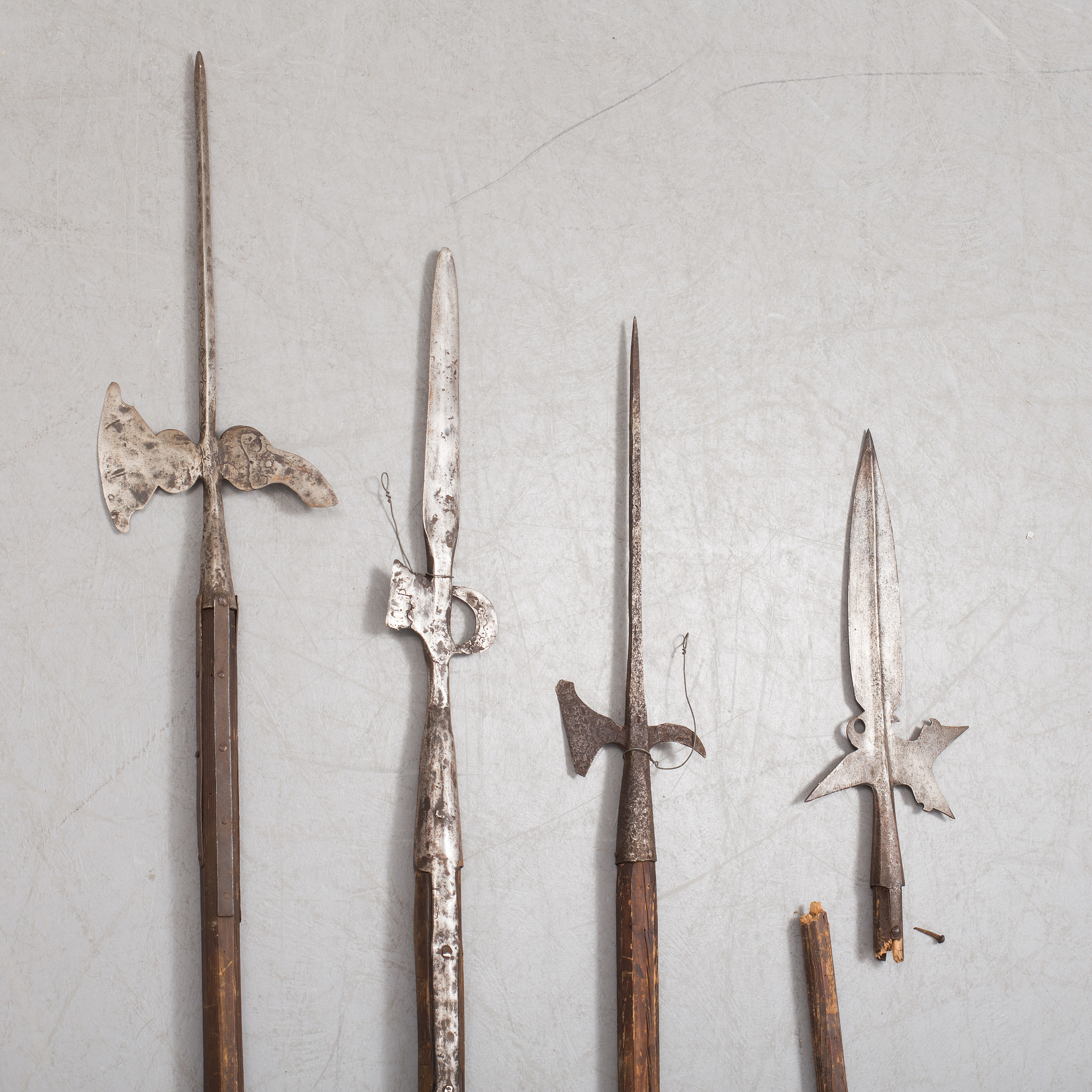 4 16/17th century polearms. - Bukowskis