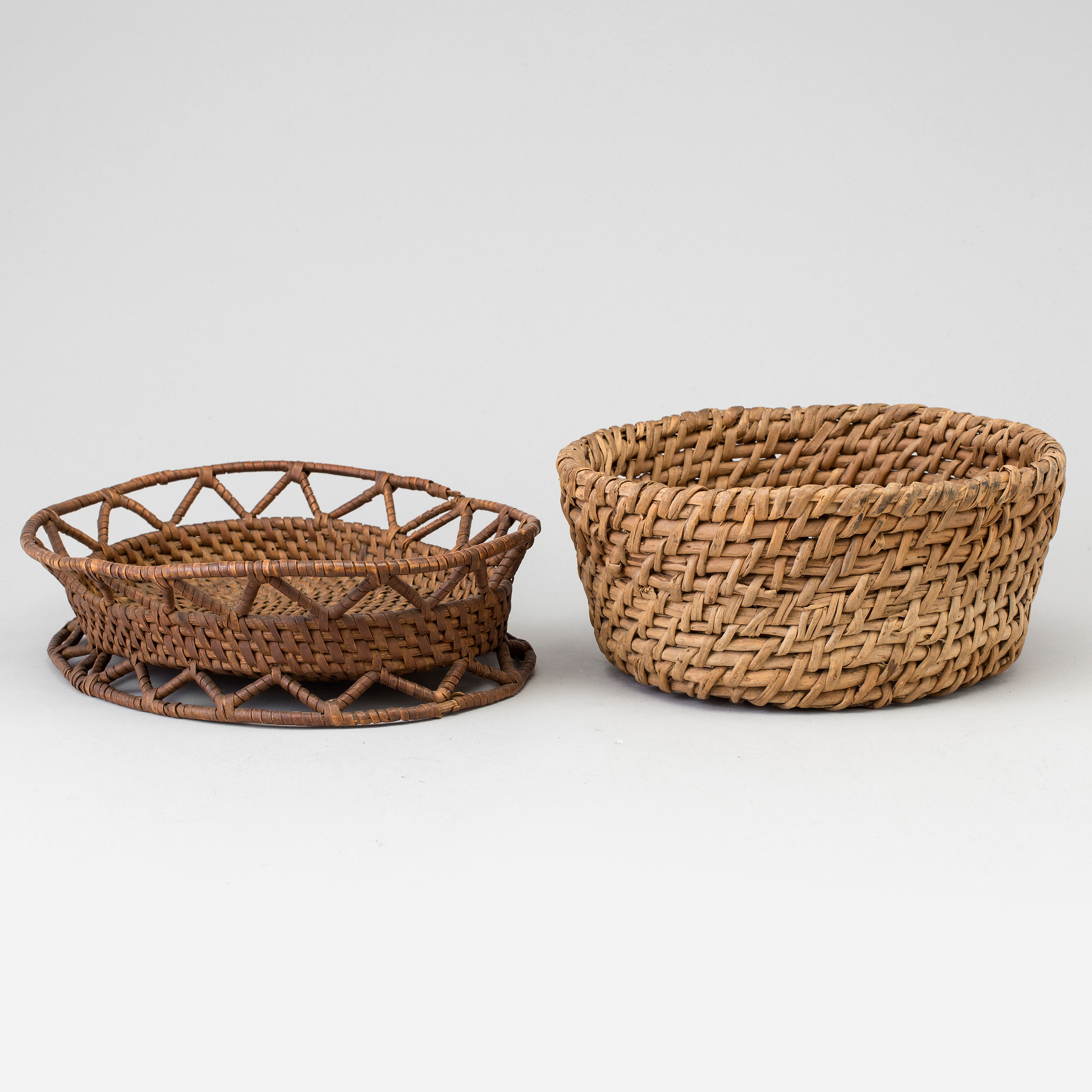 Two 18th century baskets. - Bukowskis