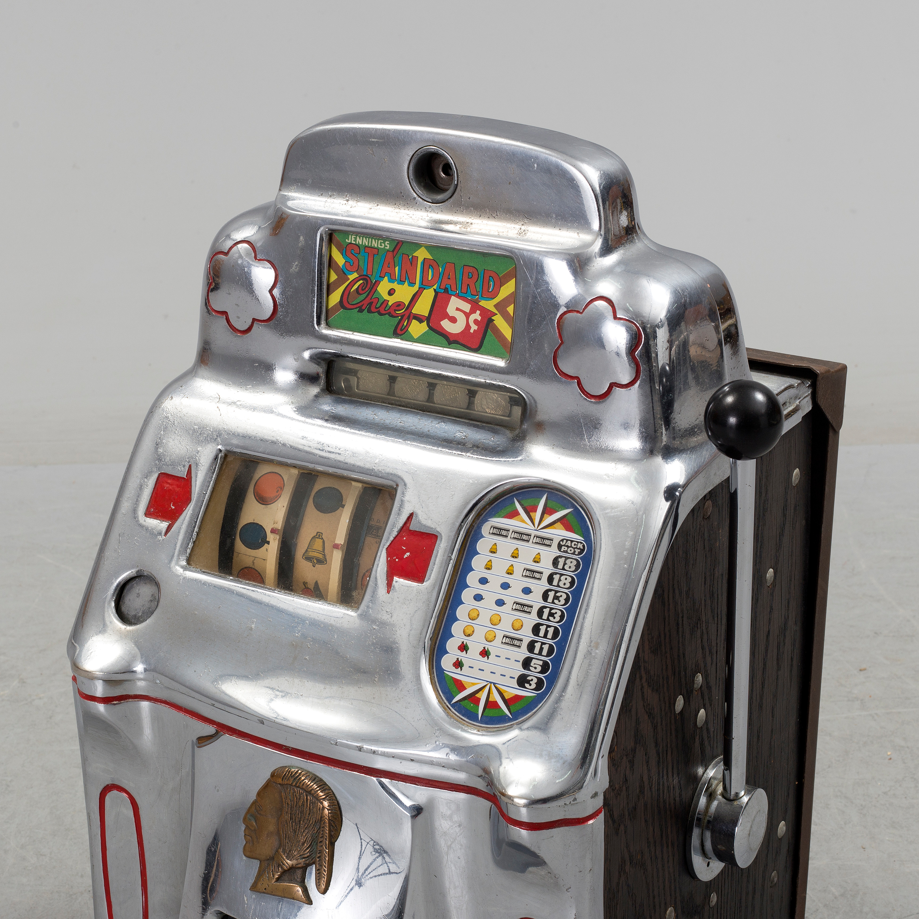A Jennings Standard Chief Slot Machine, first half of the 20th century ...