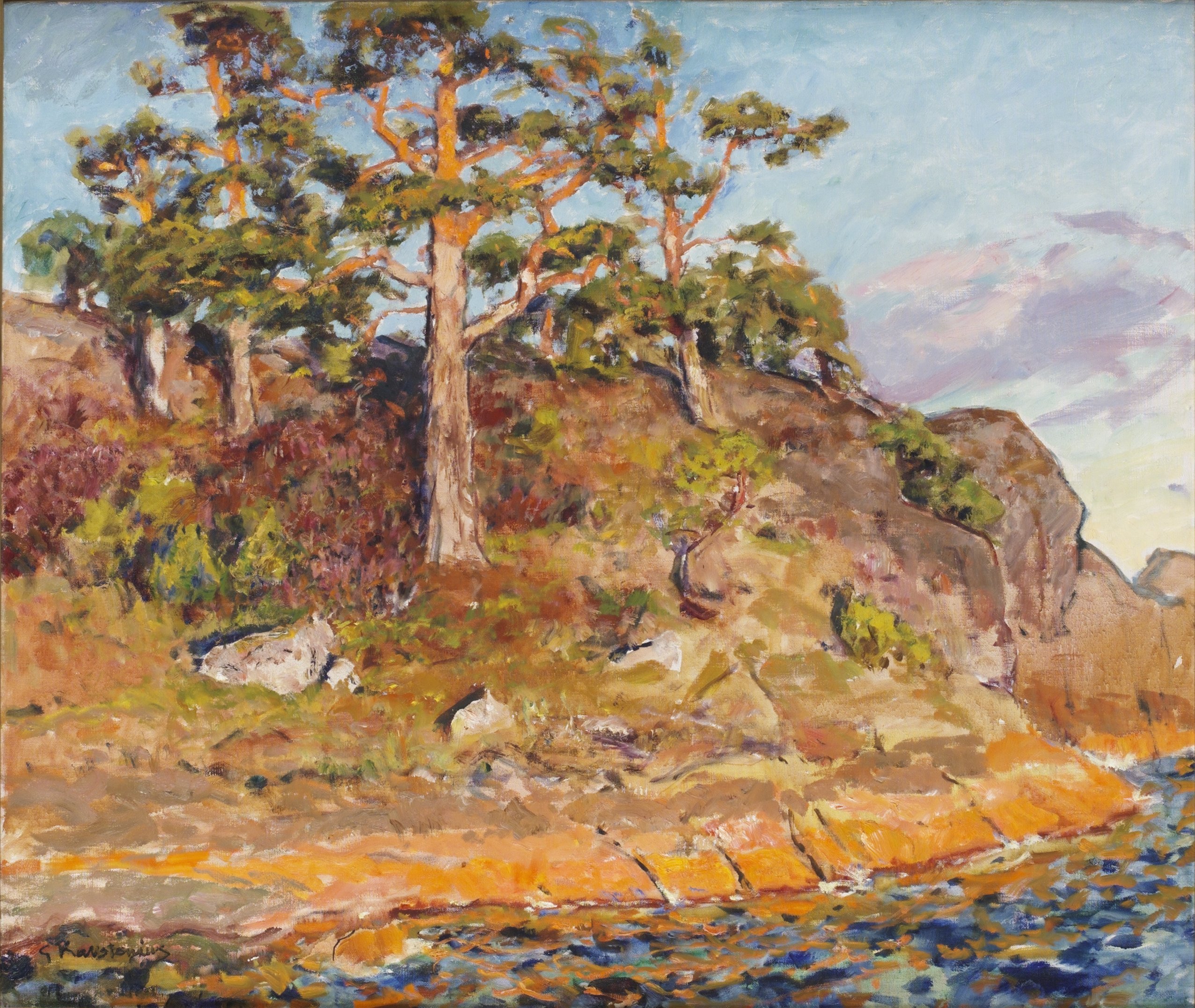 GOTTFRID KALLSTENIUS, olja på duk. Sign. - Bukowskis