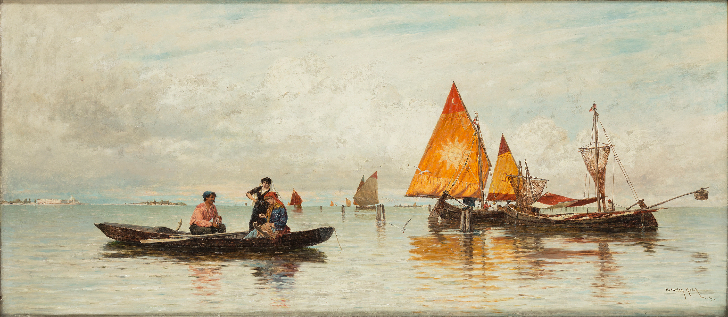 HEINRICH RASCH, Oil on canvas, signed, München. - Bukowskis