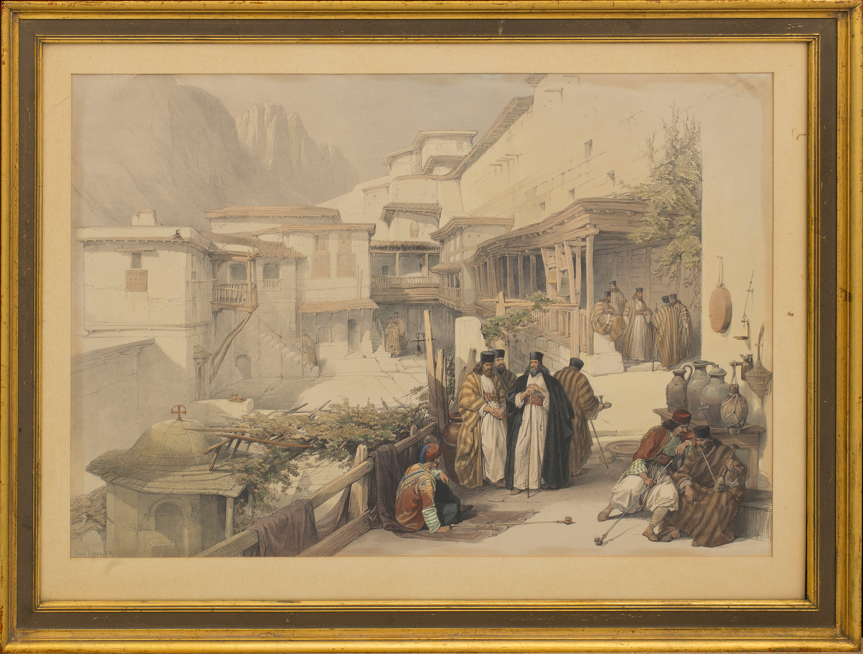 DAVID ROBERTS, lithograph in colours printed signature. - Bukowskis