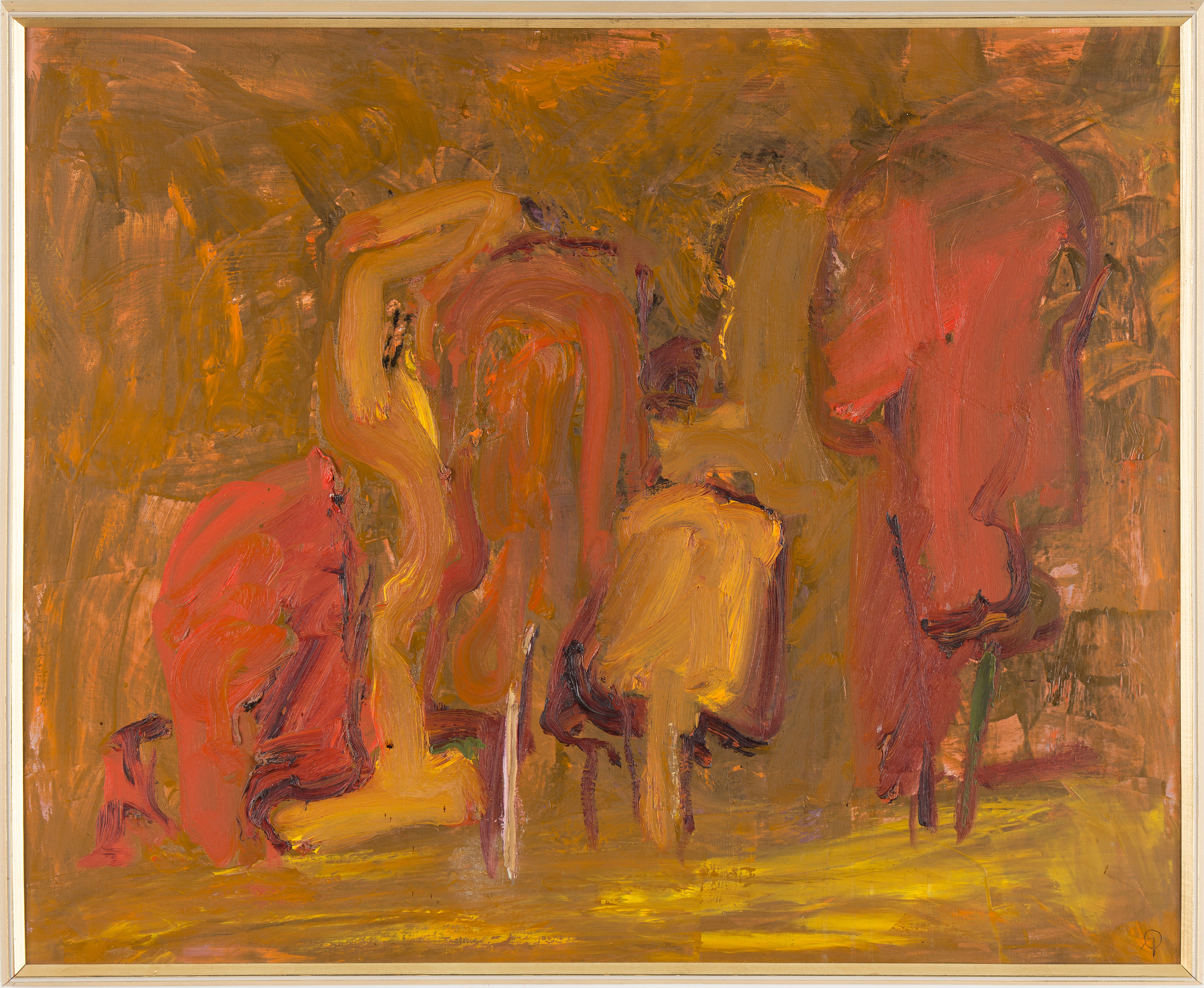 ARNE OLSSON, oil on canvas, signed with monogram. - Bukowskis