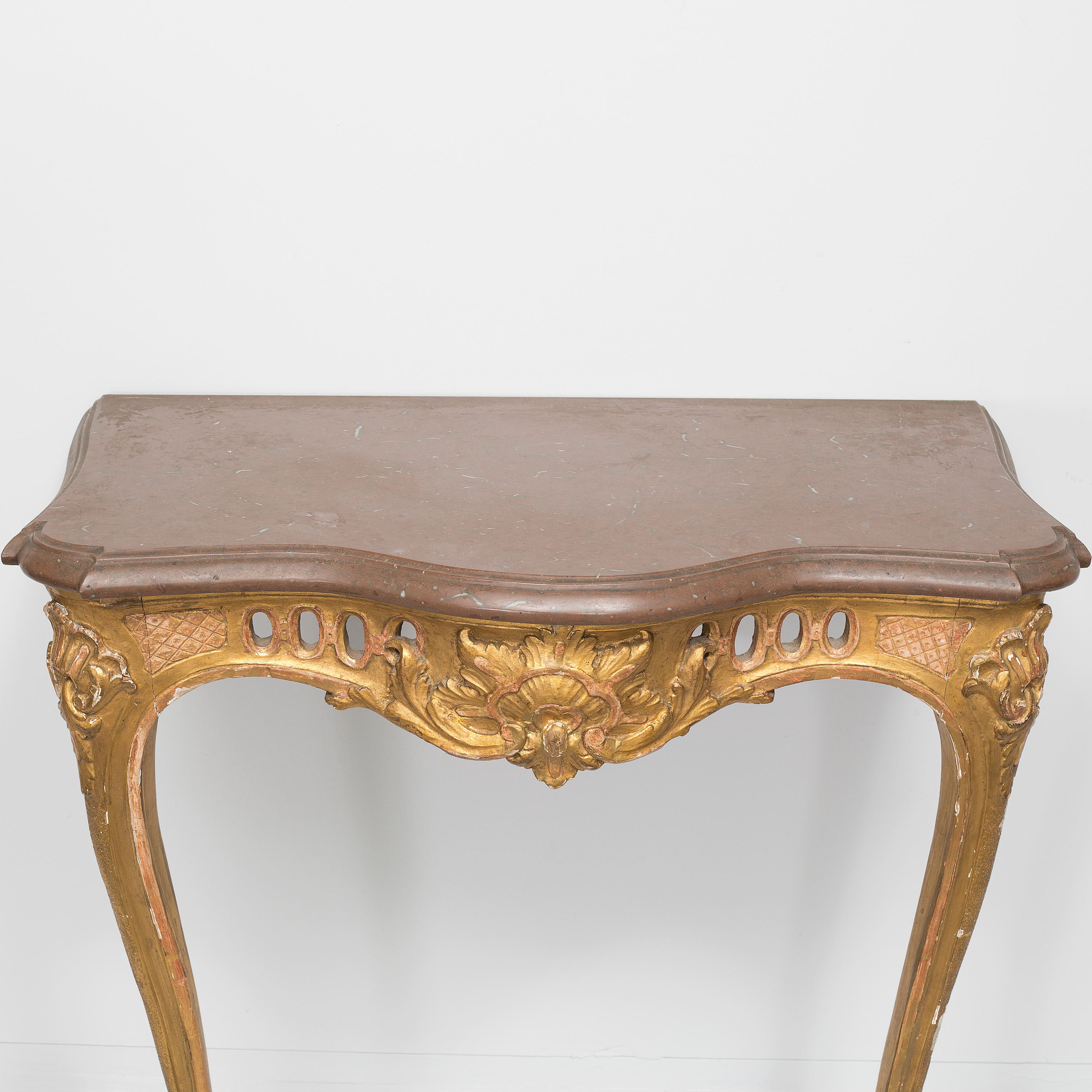 A rococo style console table, - Bukowskis
