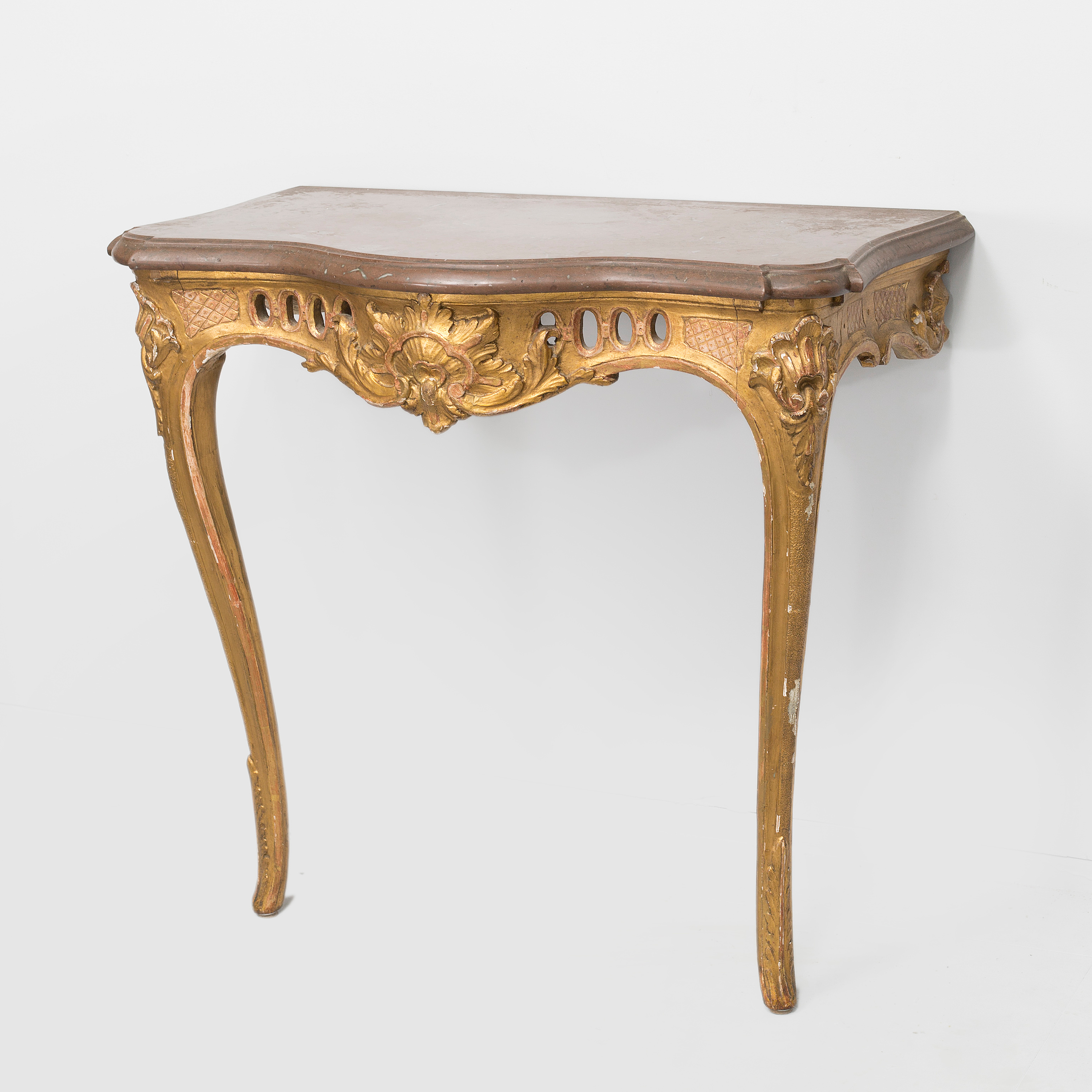 A rococo style console table, - Bukowskis