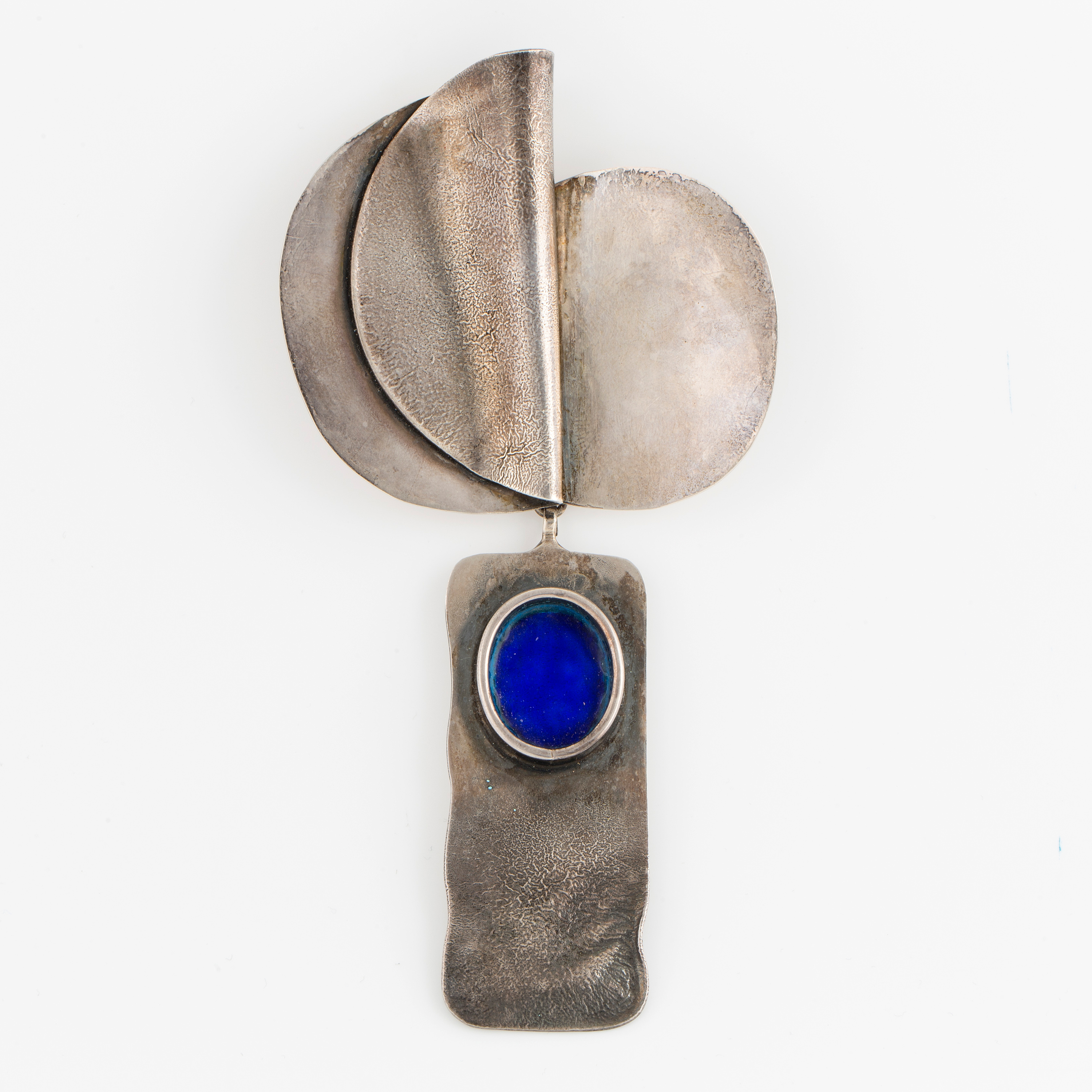 TONE VIGELAND, Brooch, sterlingsilver and enamel, Norway, numbered 2/12 ...