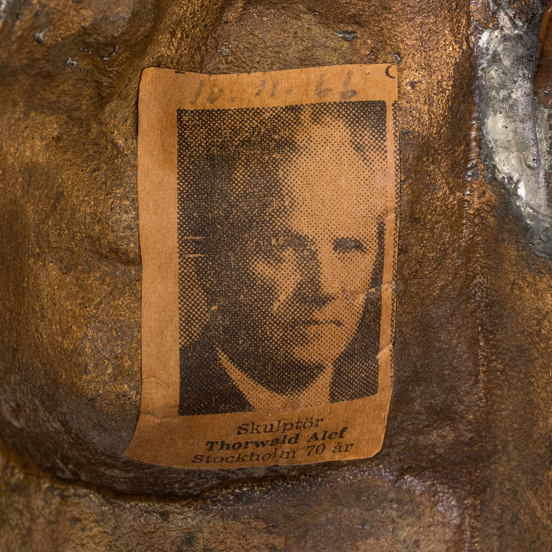 THORWALD ALEF, a wall sculpture, signed. - Bukowskis