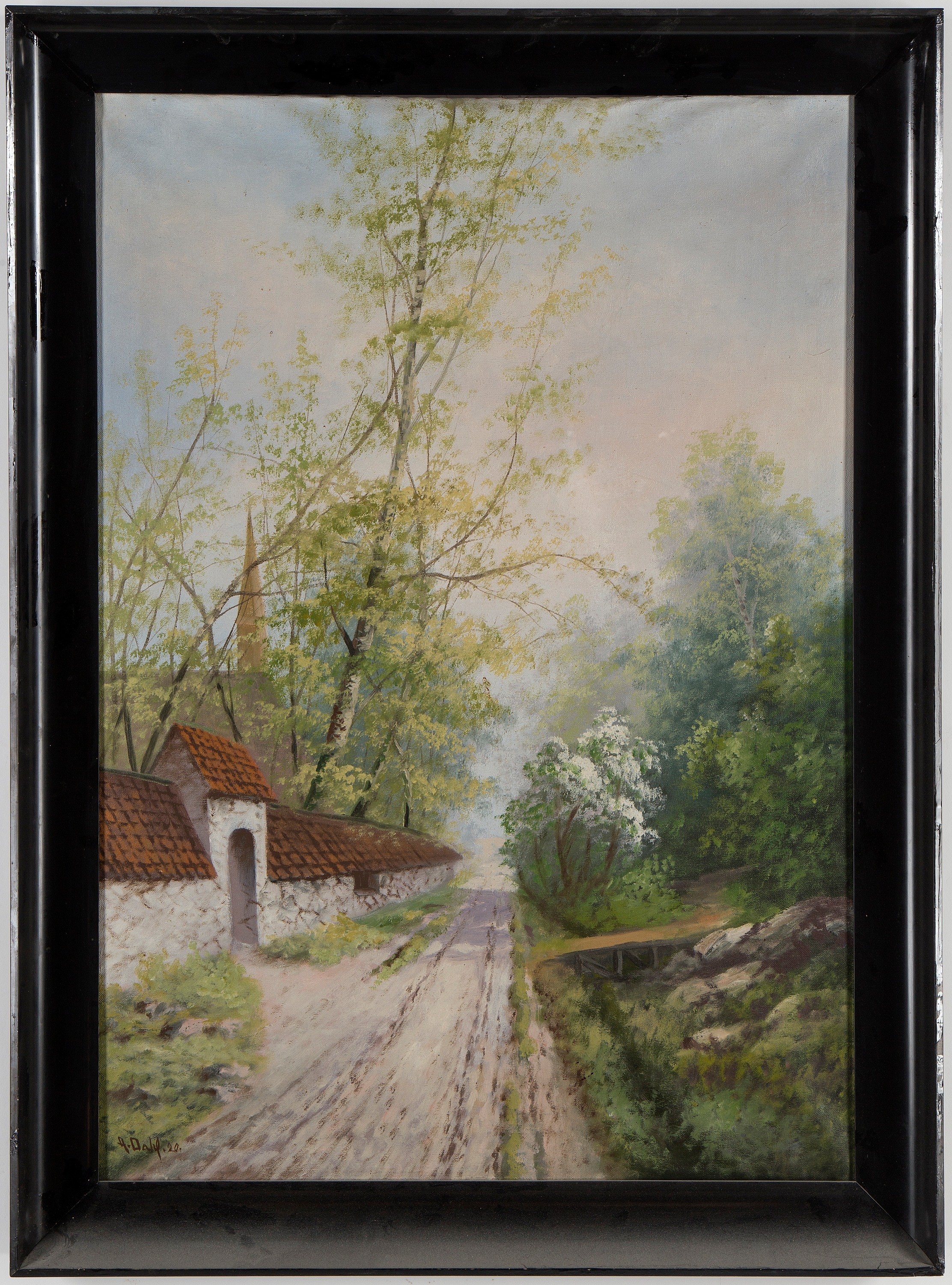 ANSELM DAHL, oil on canvas, signed and dated -20. - Bukowskis