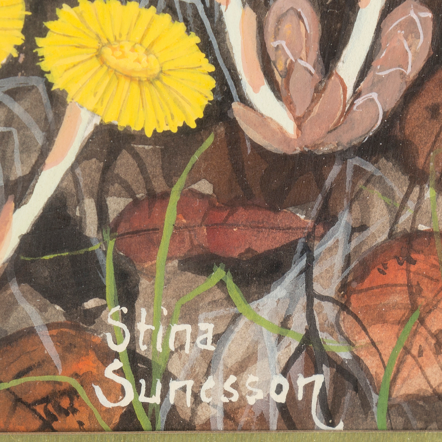 STINA SUNESSON, gouache, signed. - Bukowskis