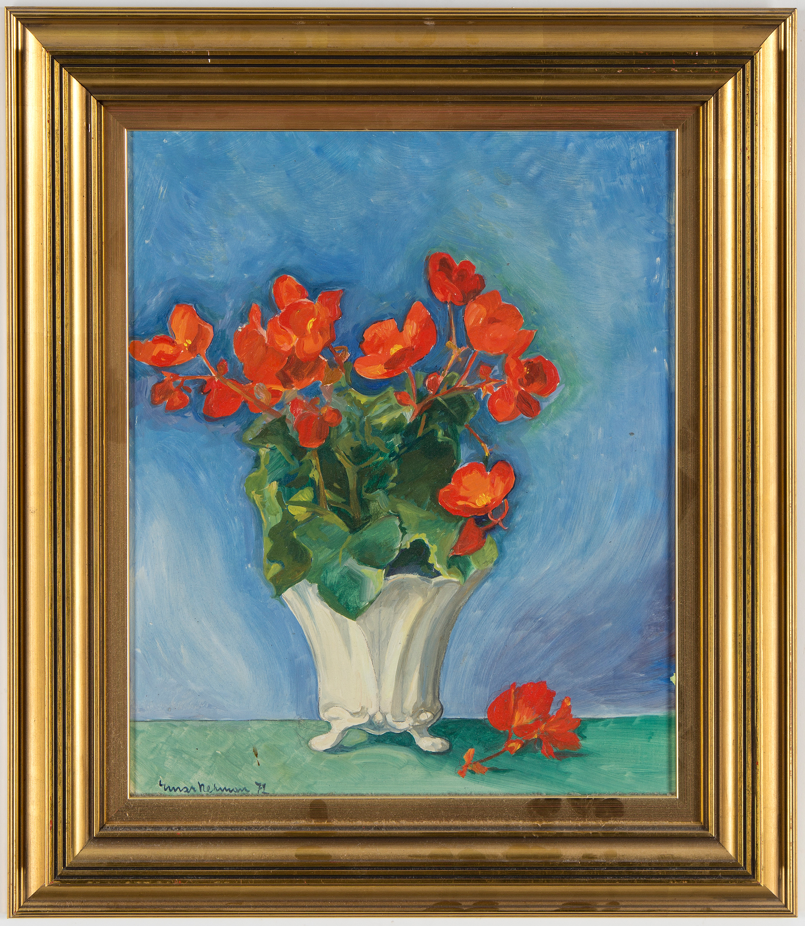 EINAR NERMAN, oil on panel, signed and dated 1972. - Bukowskis