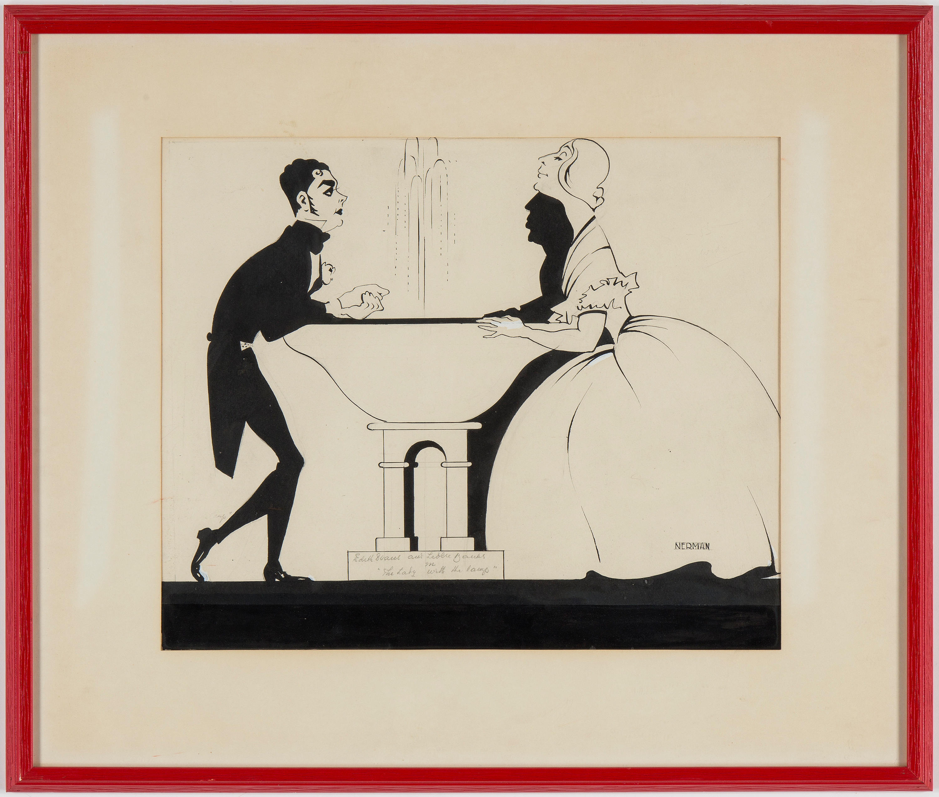 EINAR NERMAN, tusch, signerad. - Bukowskis