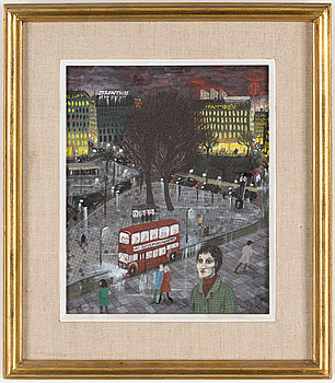 INGER RYDÉN, oil on panel, signed and dated -71. - Bukowskis