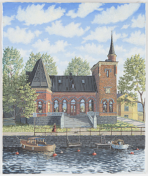 INGER RYDÉN, oil on canvas, signed. - Bukowskis