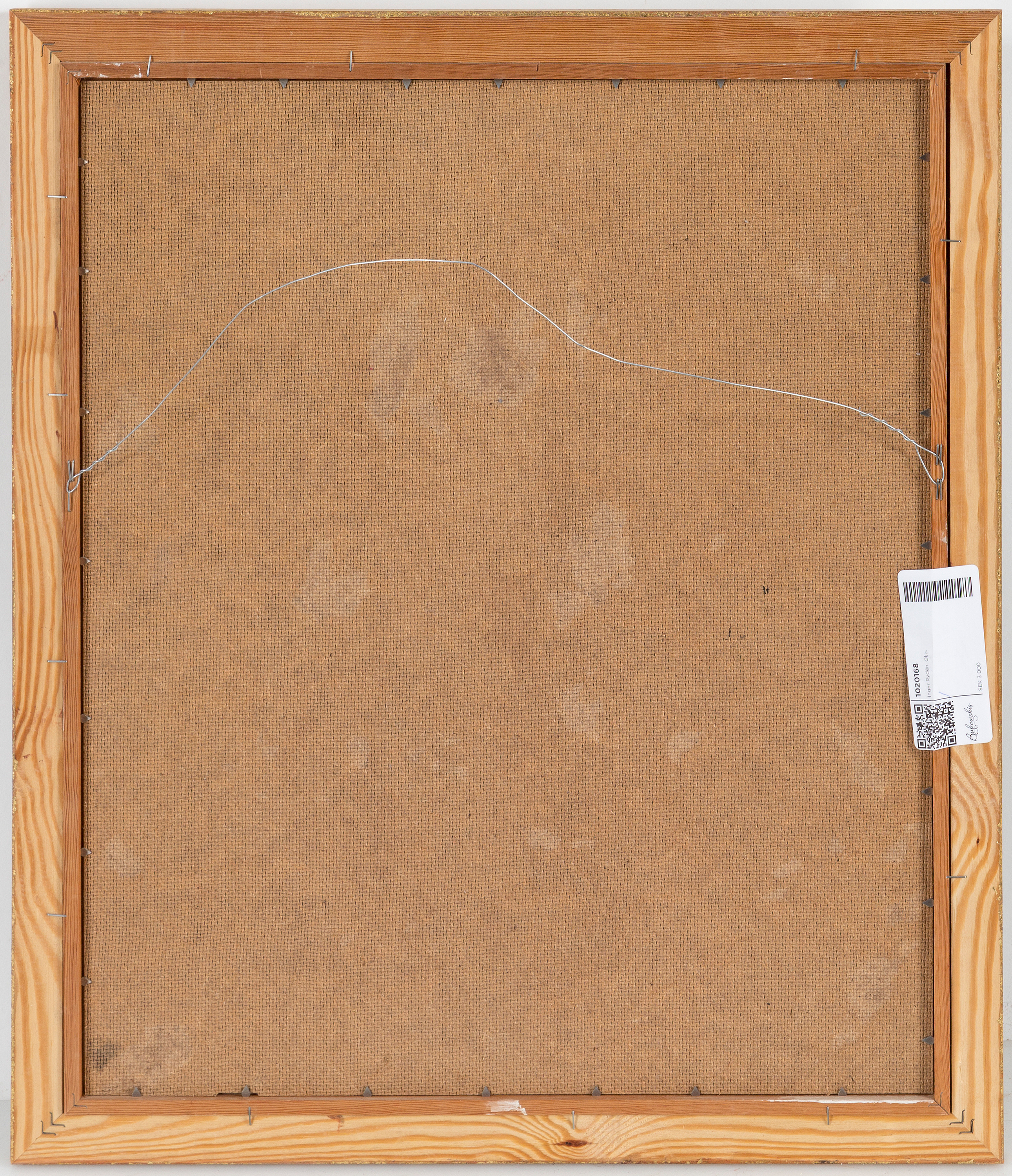 INGER RYDÉN, oil on panel, signed. - Bukowskis