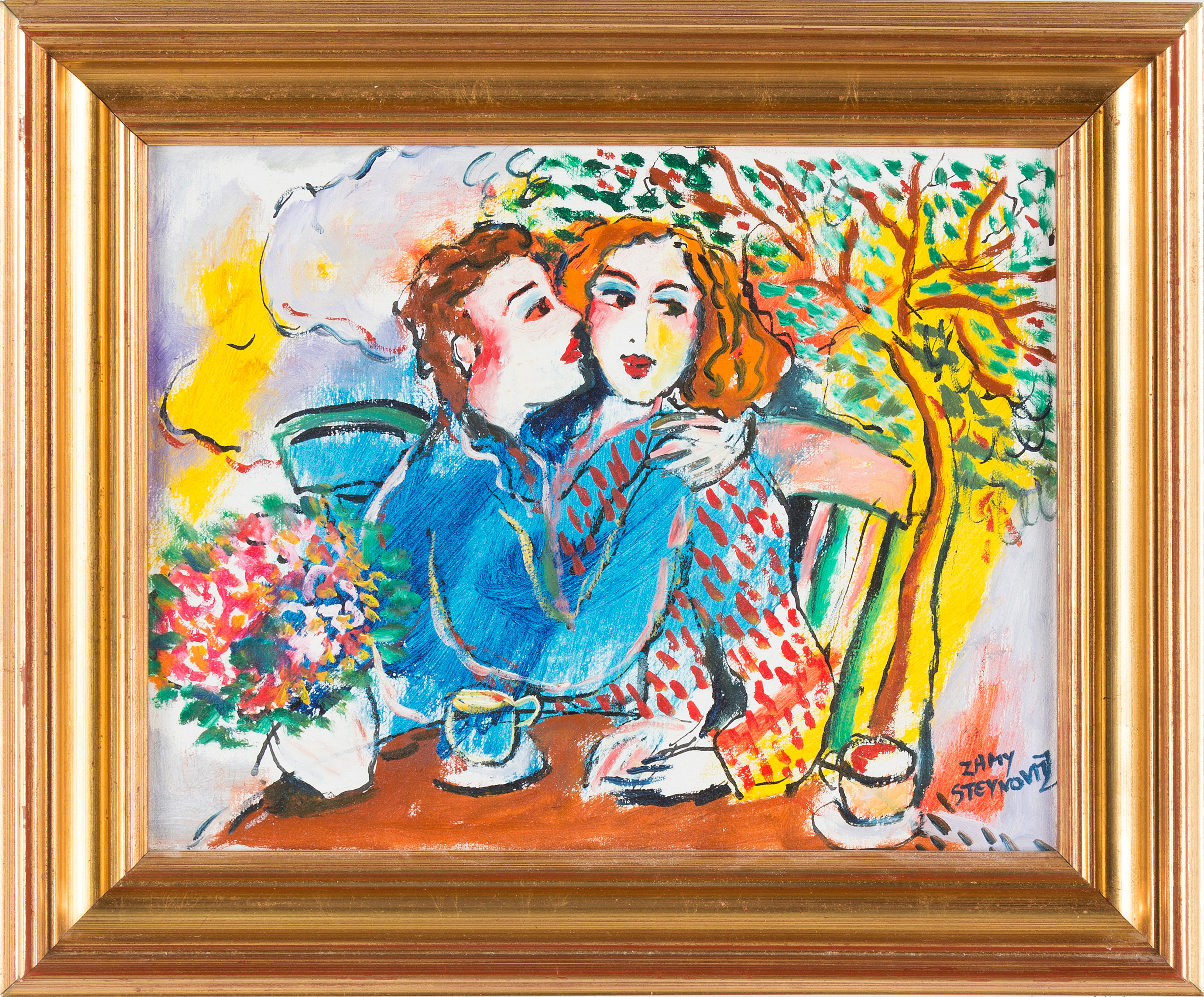 ZAMY STEYNOVITZ, Oil on canvas, signed. - Bukowskis