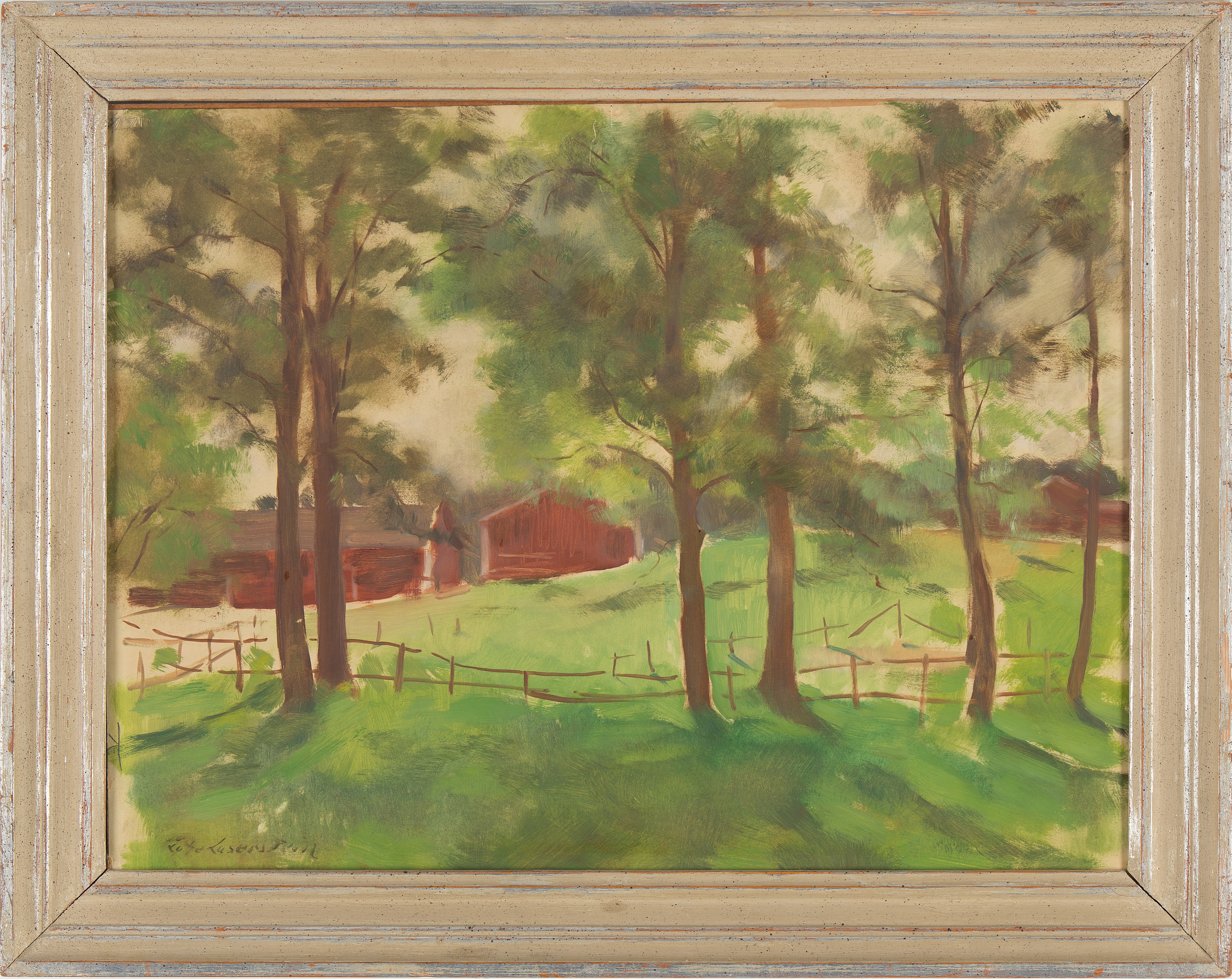 LOTTE LASERSTEIN, gouache, signerad Lotte Laserstein. - Bukowskis