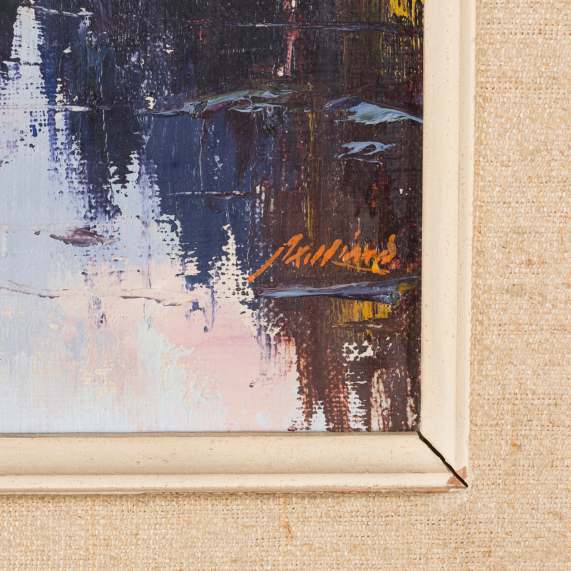 AXEL LIND, oil on canvas, signed. - Bukowskis