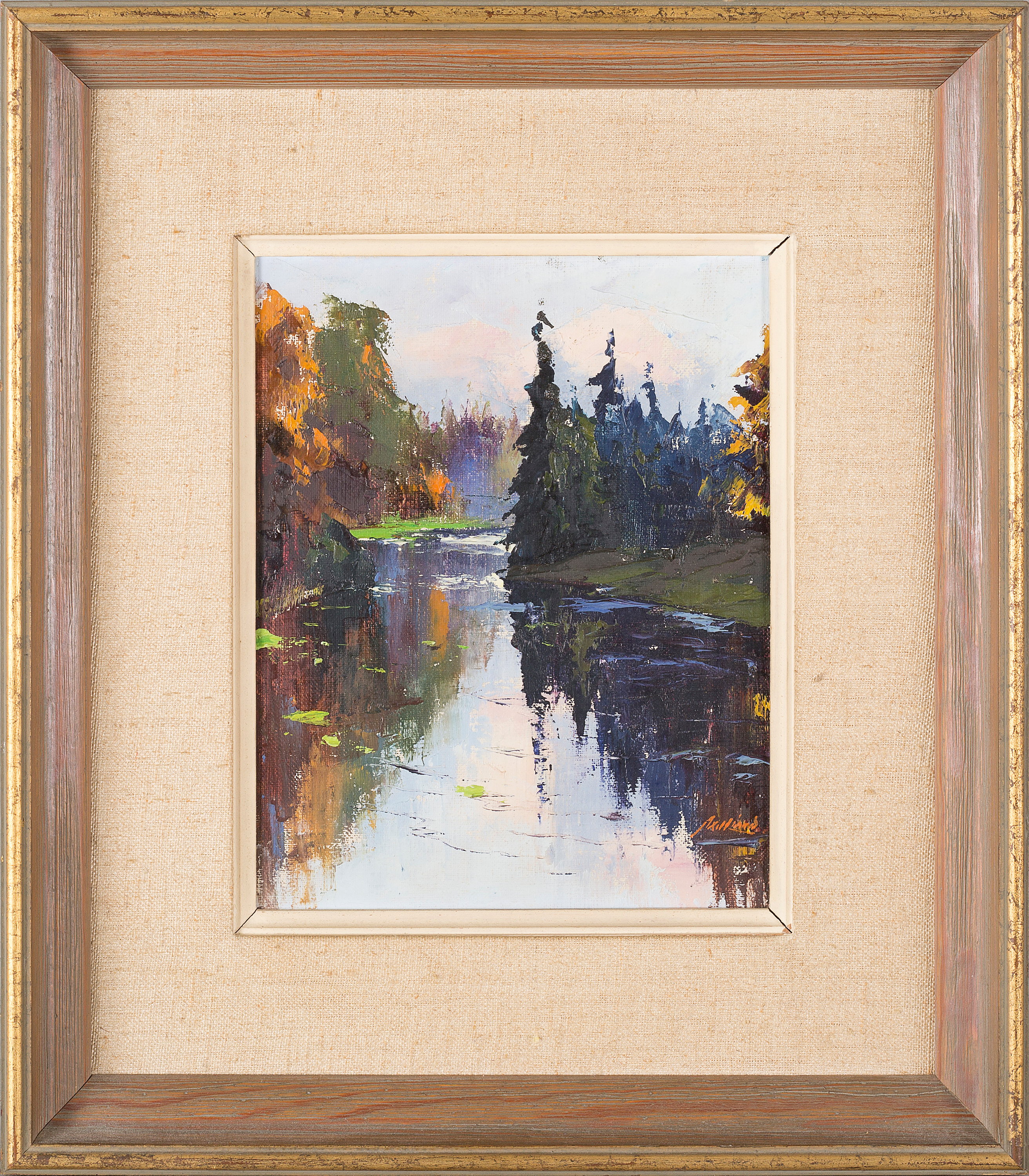 AXEL LIND, oil on canvas, signed. - Bukowskis