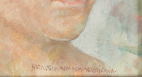 NORA VON SAMSON-HIMMELSTIERNA, oil on board, signed. - Bukowskis