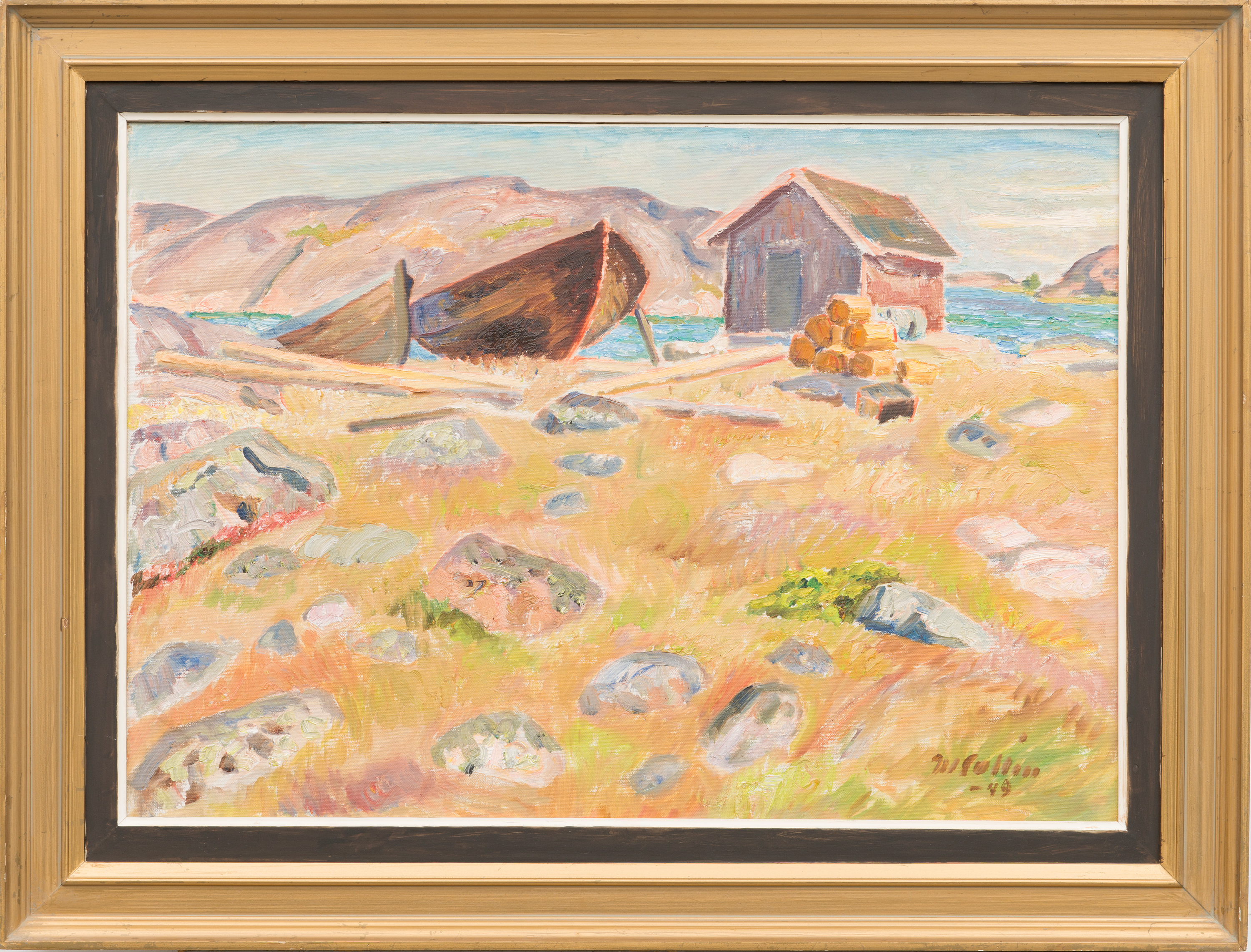 MARCUS COLLIN, oil on cancas, signed and dated -49. - Bukowskis