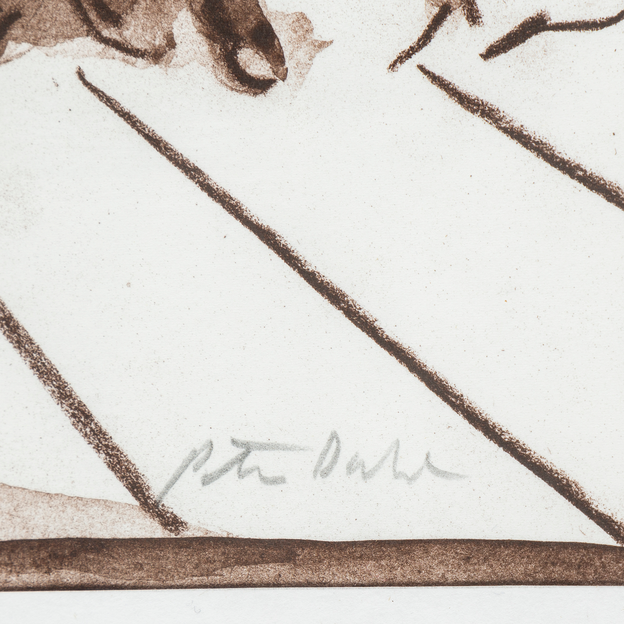 PETER DAHL, lithograph, signed. - Bukowskis