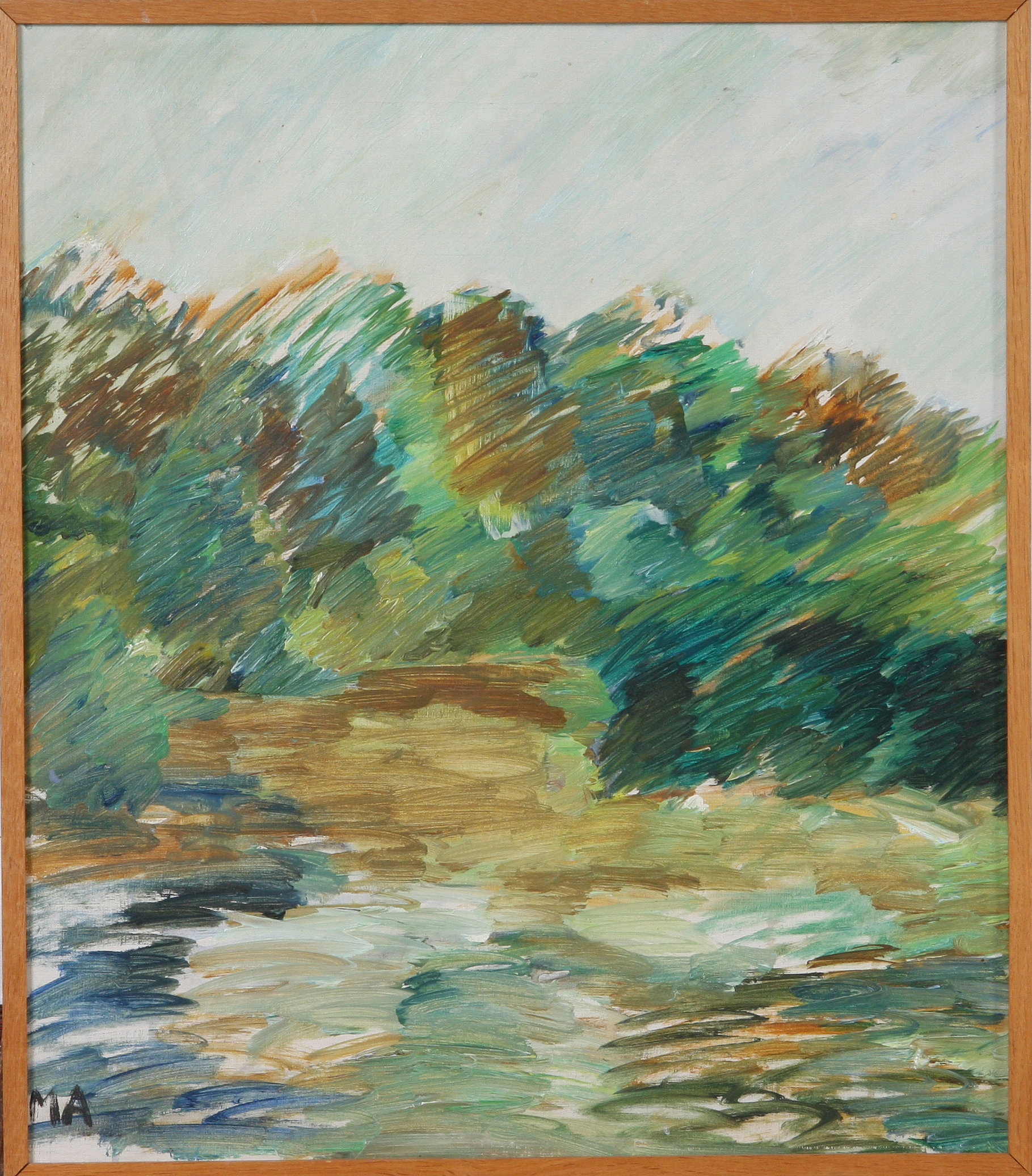 MAJ ARNELL, olja på duk, monogramsign. - Bukowskis