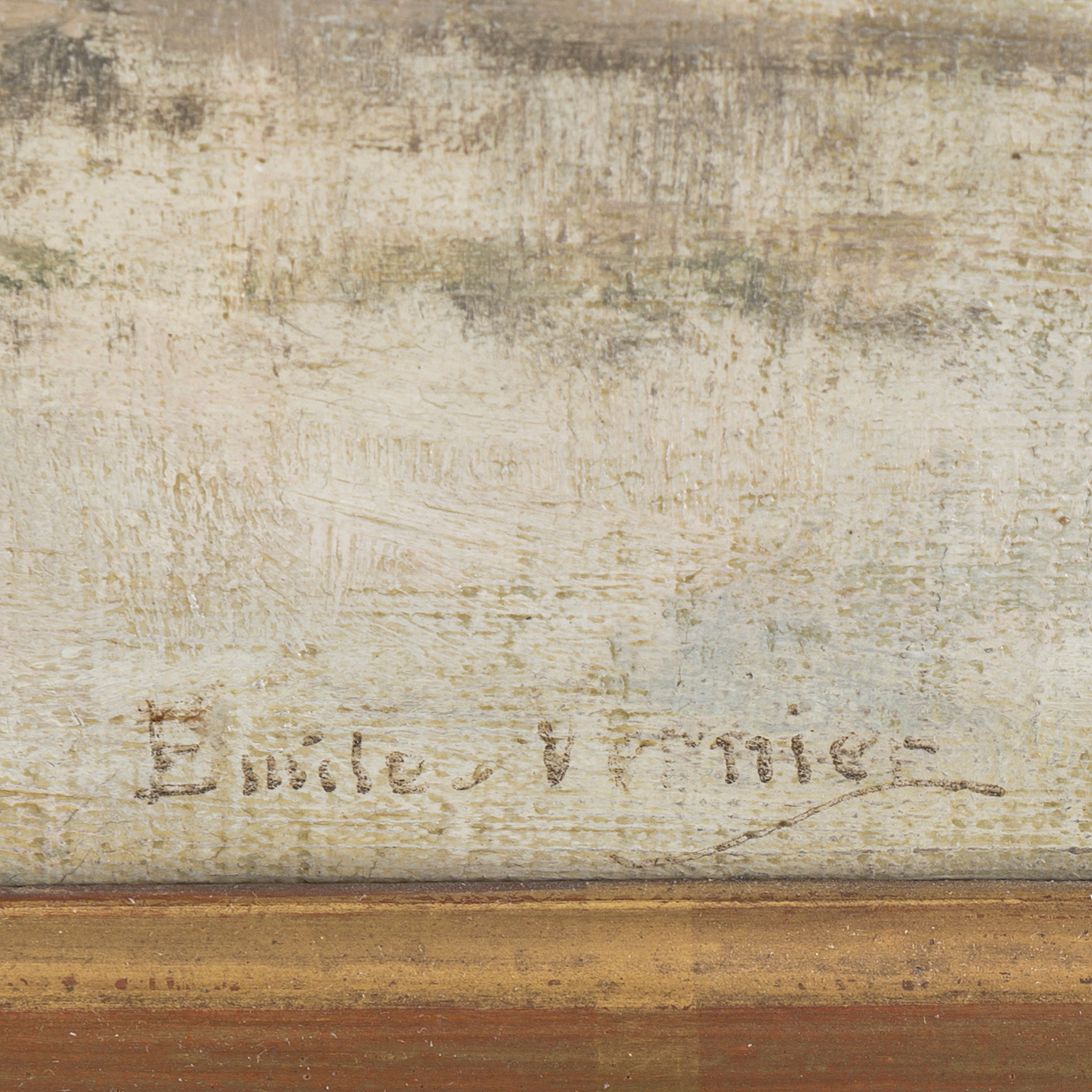 Émile Vernier, oil on canvas, signed. - Bukowskis