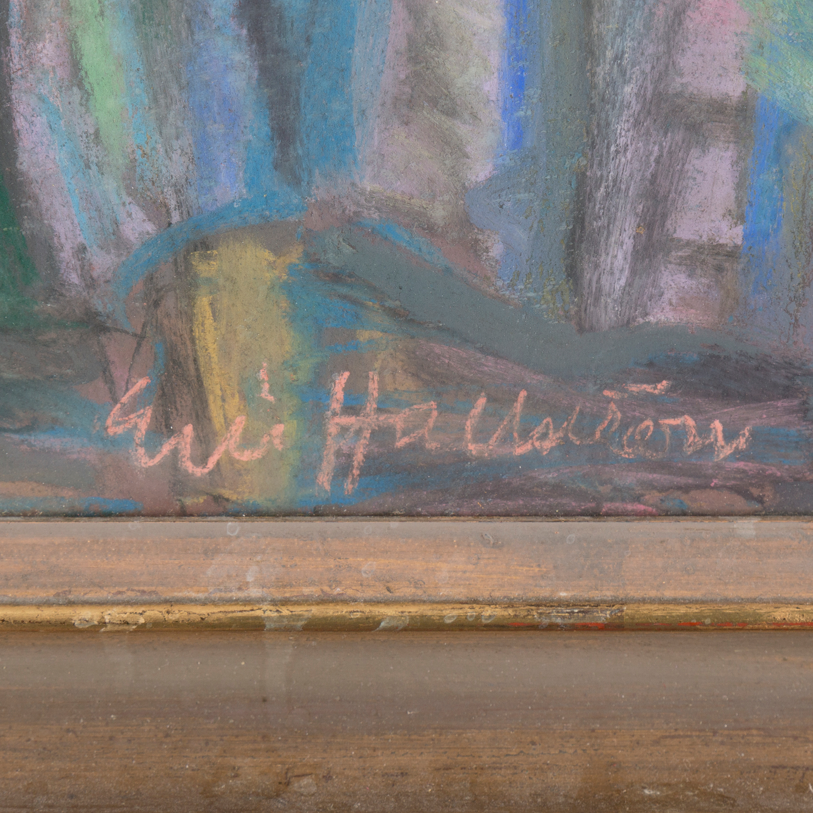 ERIC HALLSTRÖM, pastell, signerad. - Bukowskis