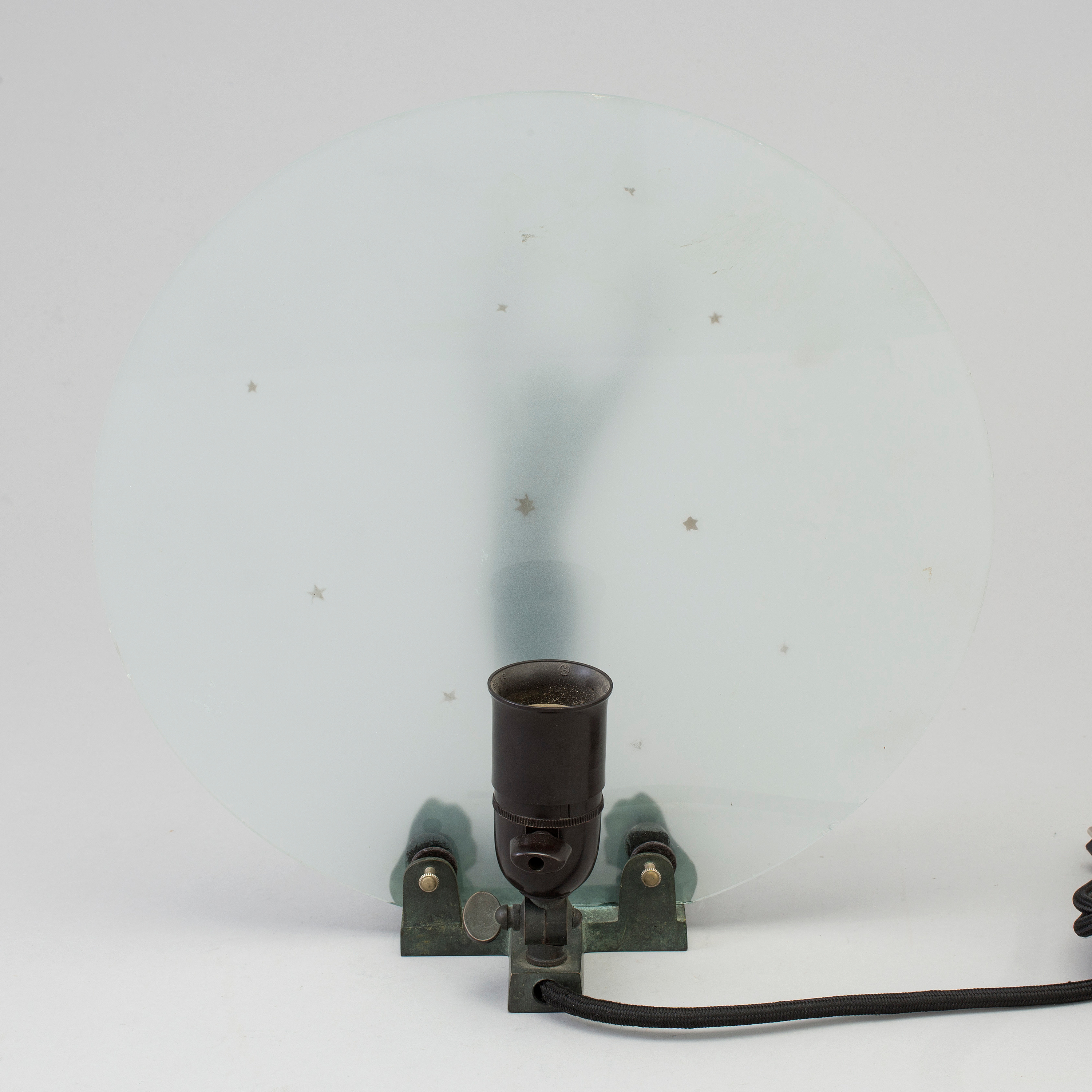 a bronze art déco table light from the 1920's. - Bukowskis