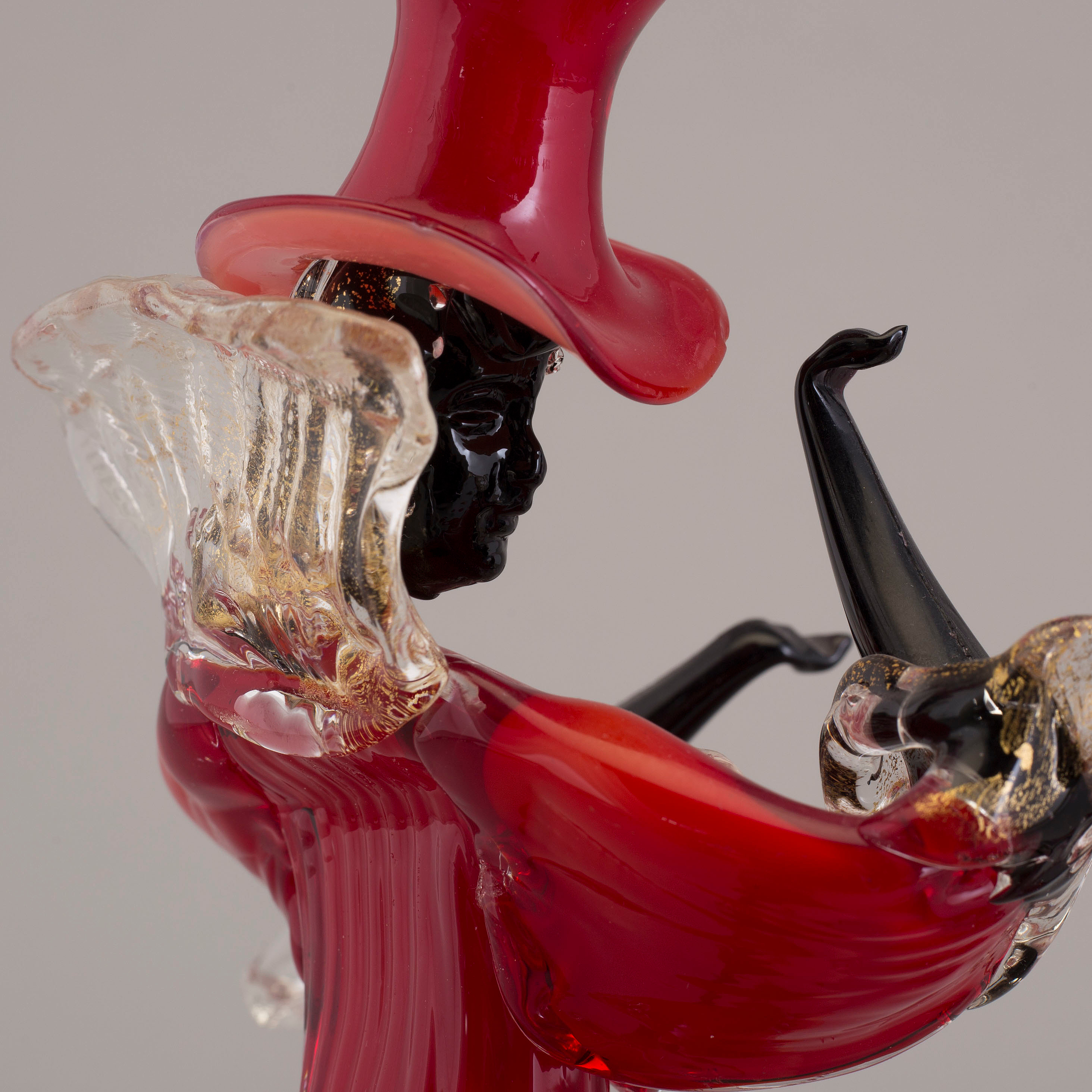 A pair of glass figures from Murano, mid 20th century. - Bukowskis