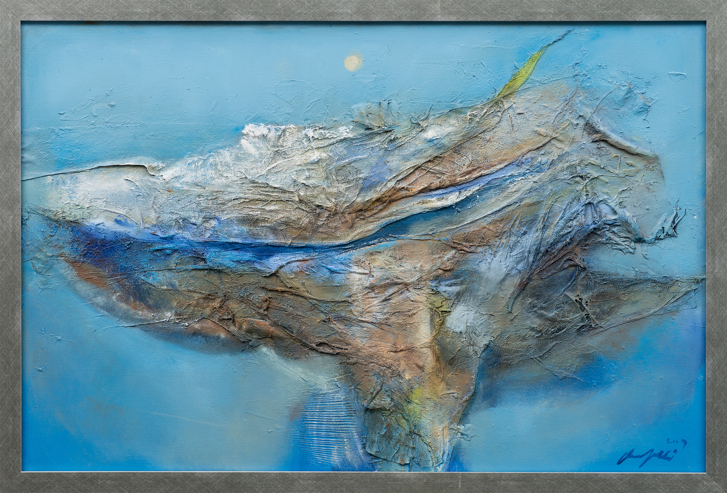 OLLI JOKI, öljy kankaalle, signeerattu ja a tergo päivätty 2007/2015 ...