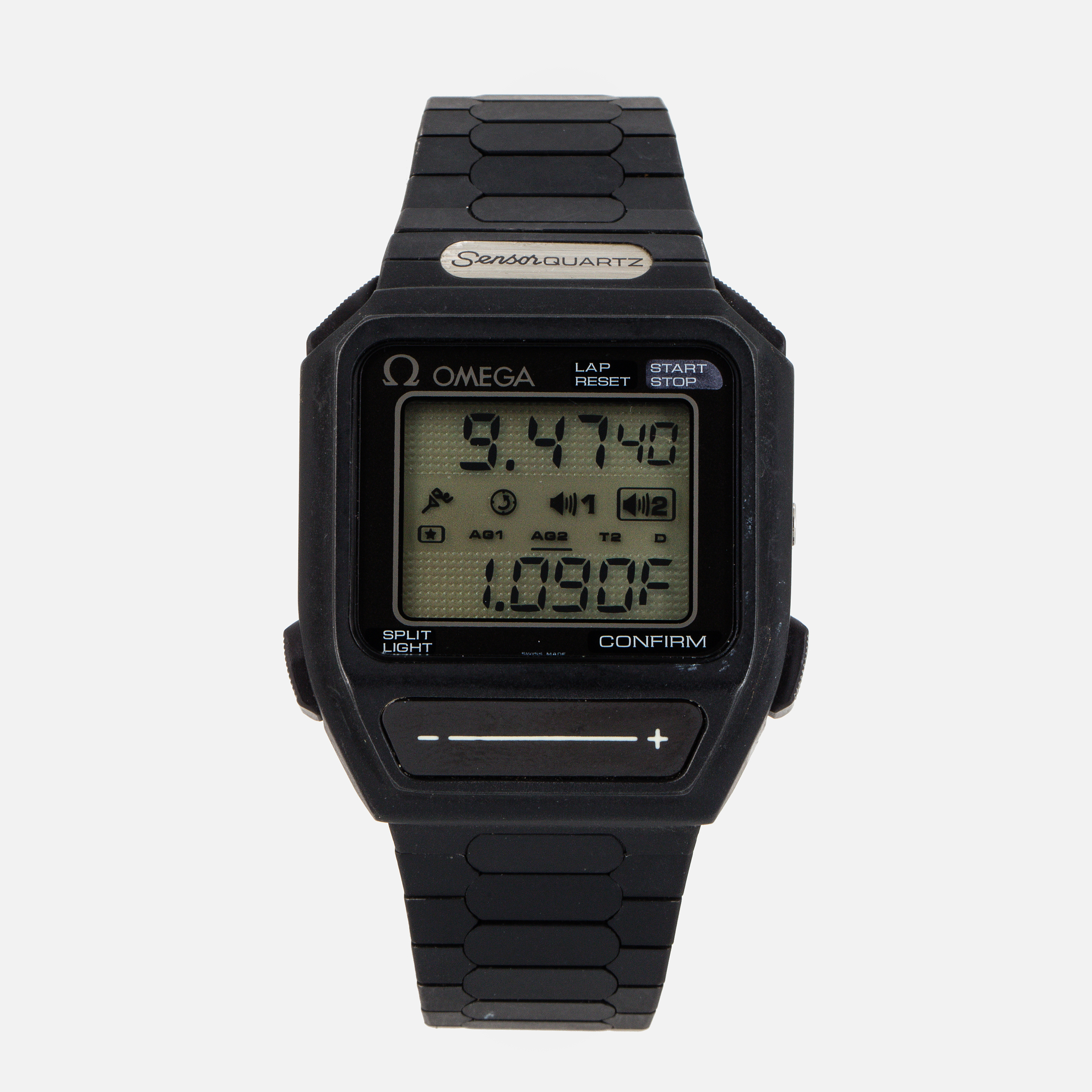 OMEGA, Seamaster, Sensor, wristwatch, 34,5 x 36 (42,5) mm, LCD, - Bukowskis
