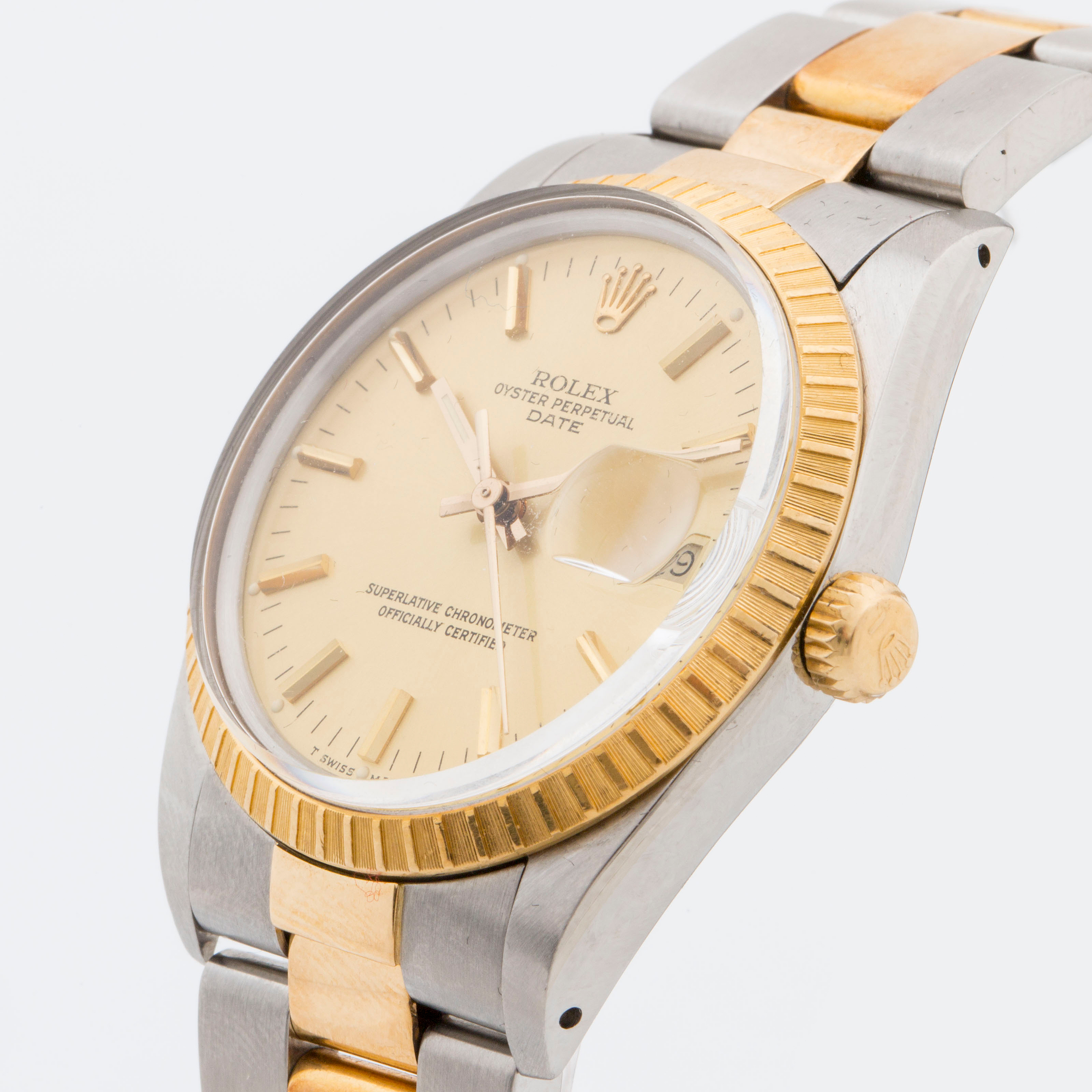 ROLEX, Oyster Perpetual Date, 34 mm, - Bukowskis