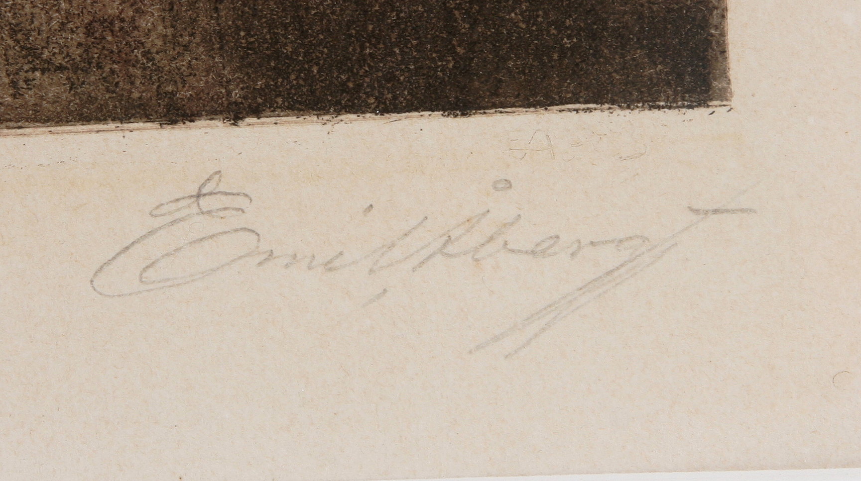 EMIL ÅBERG, etsning, sign. - Bukowskis