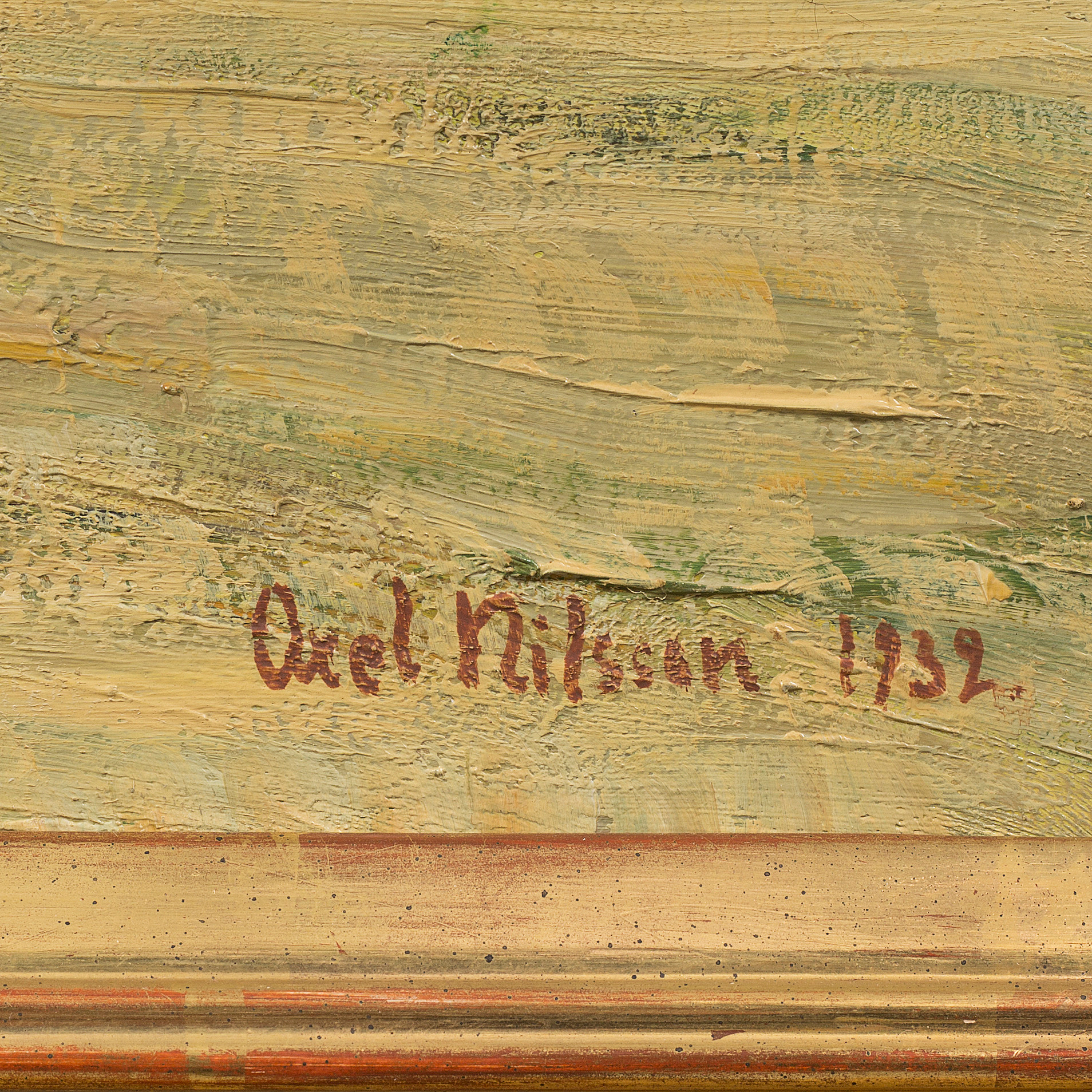 AXEL NILSSON, oil on canvas, signed and dated 1932. - Bukowskis