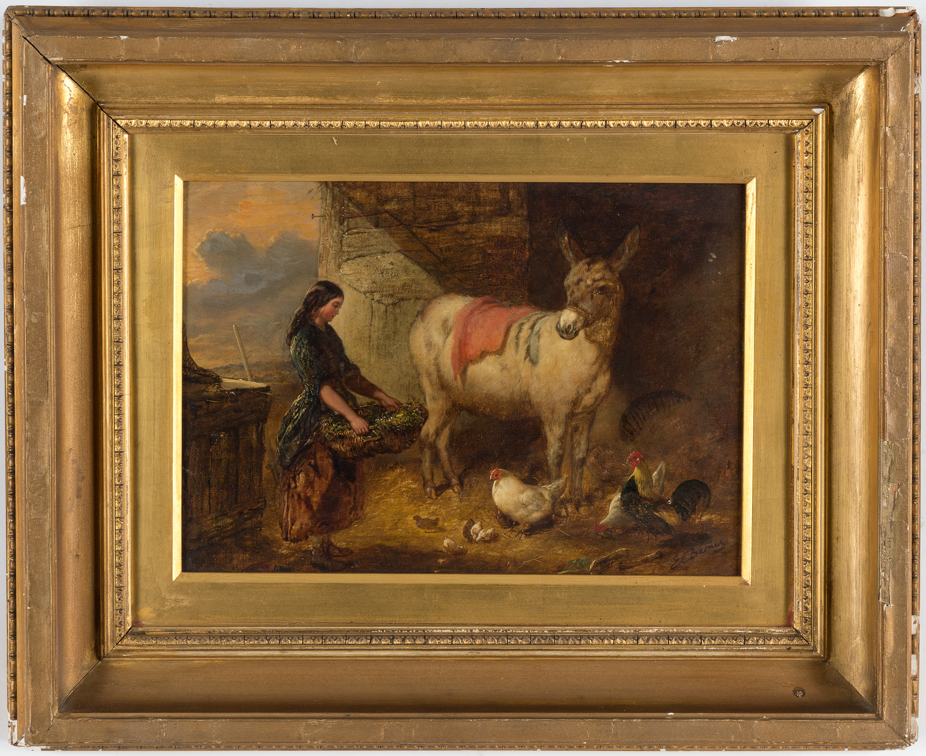EDWARD CHARLES BARNES, oil on cavnas, signed. - Bukowskis