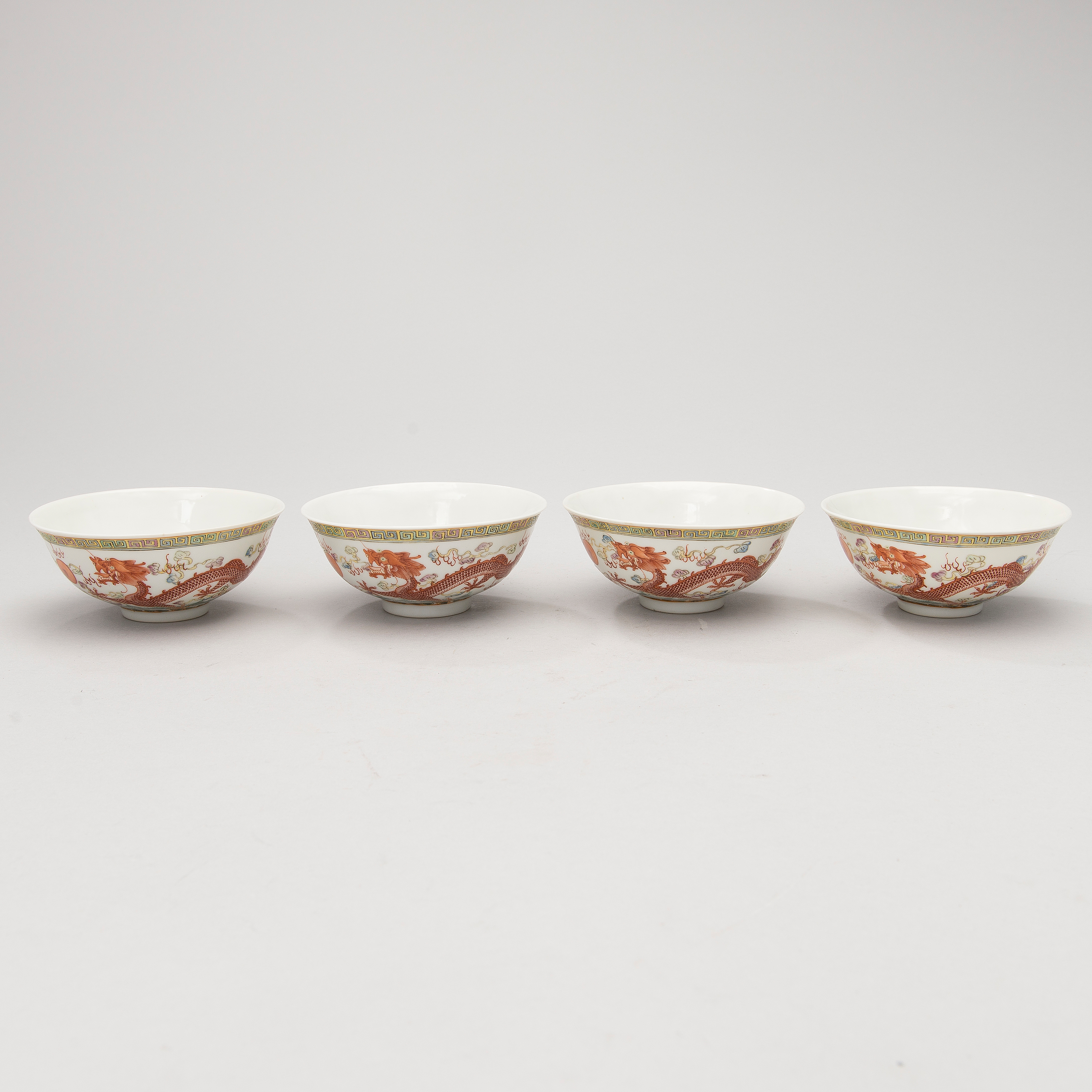 A set of 11 porcelain Chinese bowls from the first half of the 20th ...
