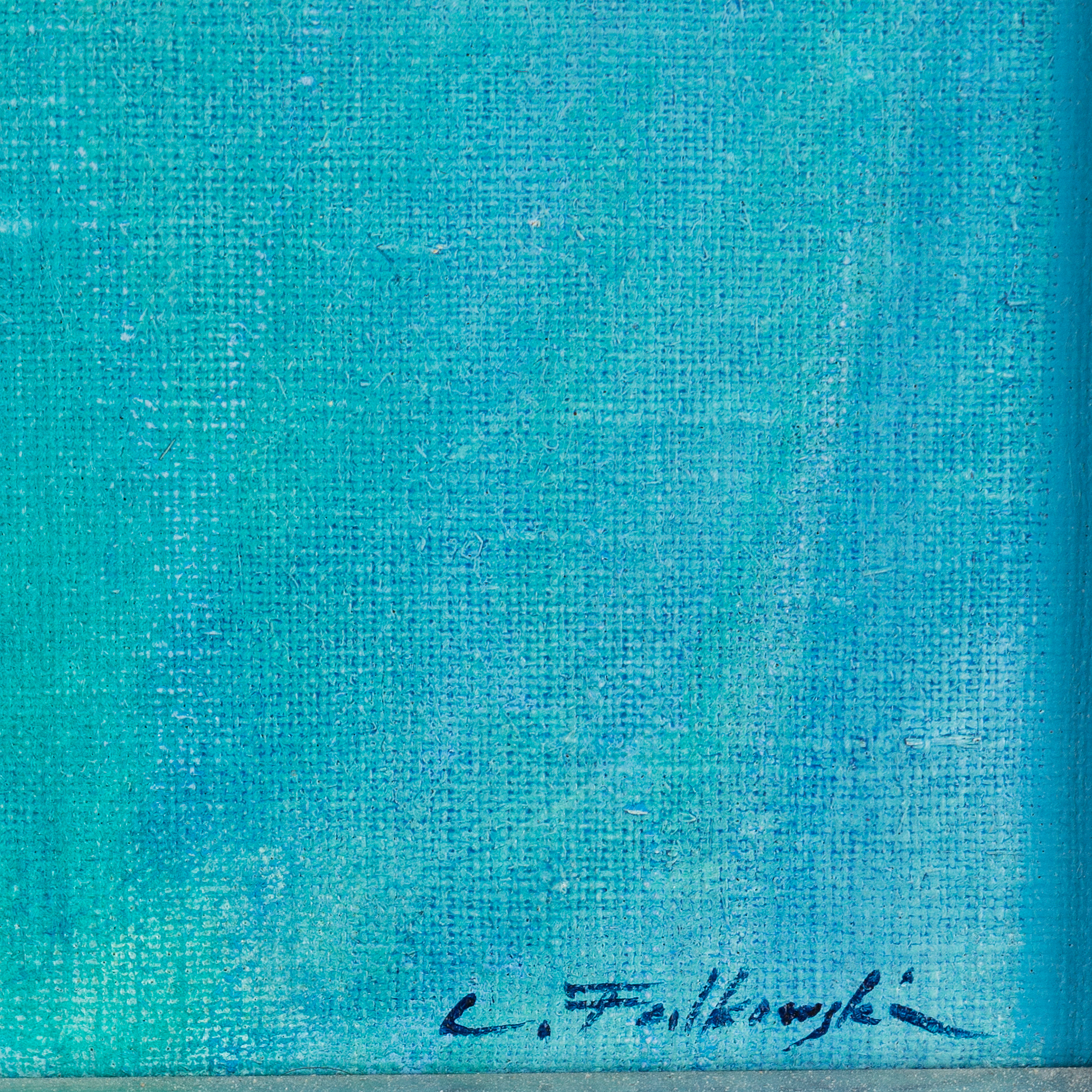 LEOPOLD FALKOWSKI, oil on canvas, signed. - Bukowskis