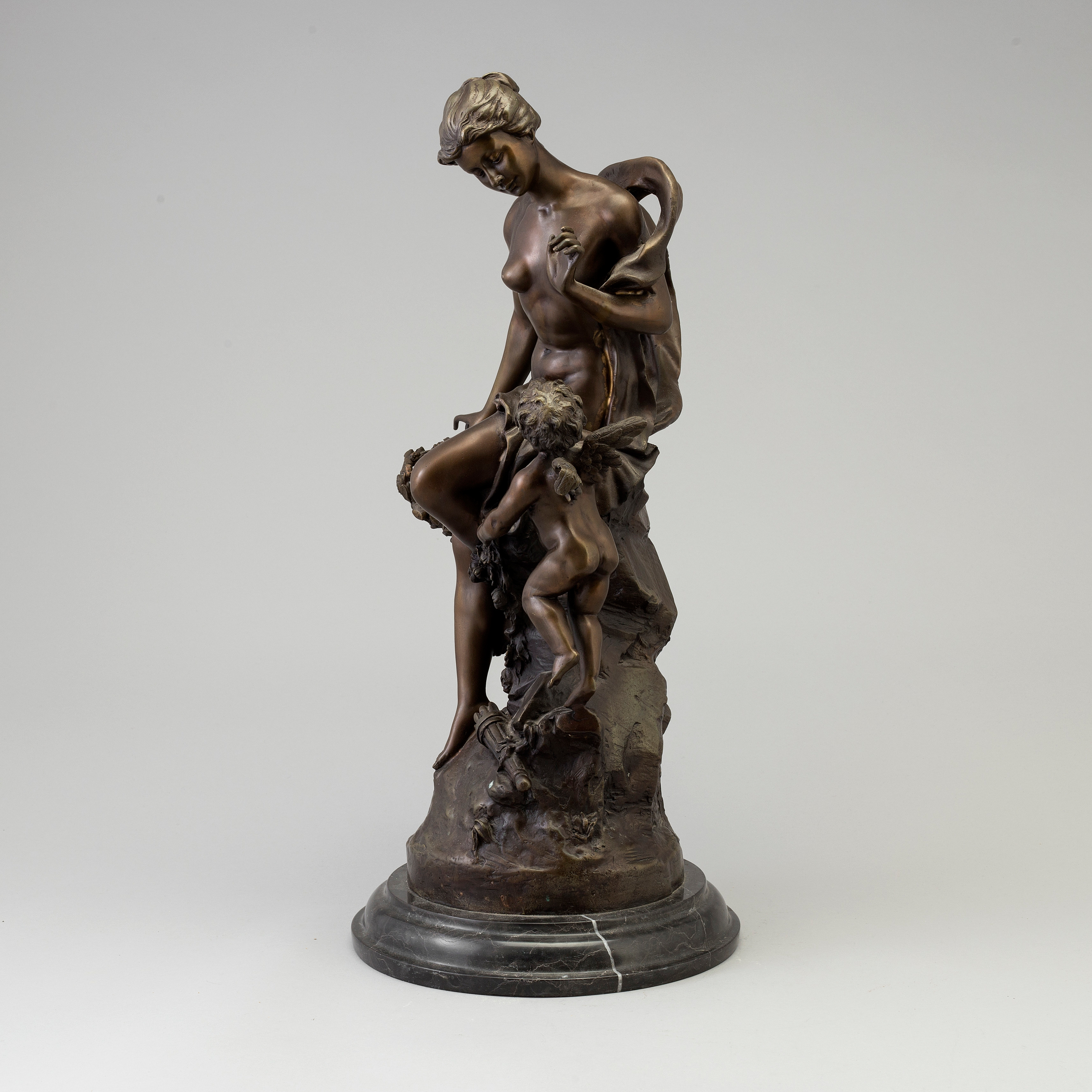 MATHURIN MOREAU, after. Sculpture, bronze, signed. - Bukowskis