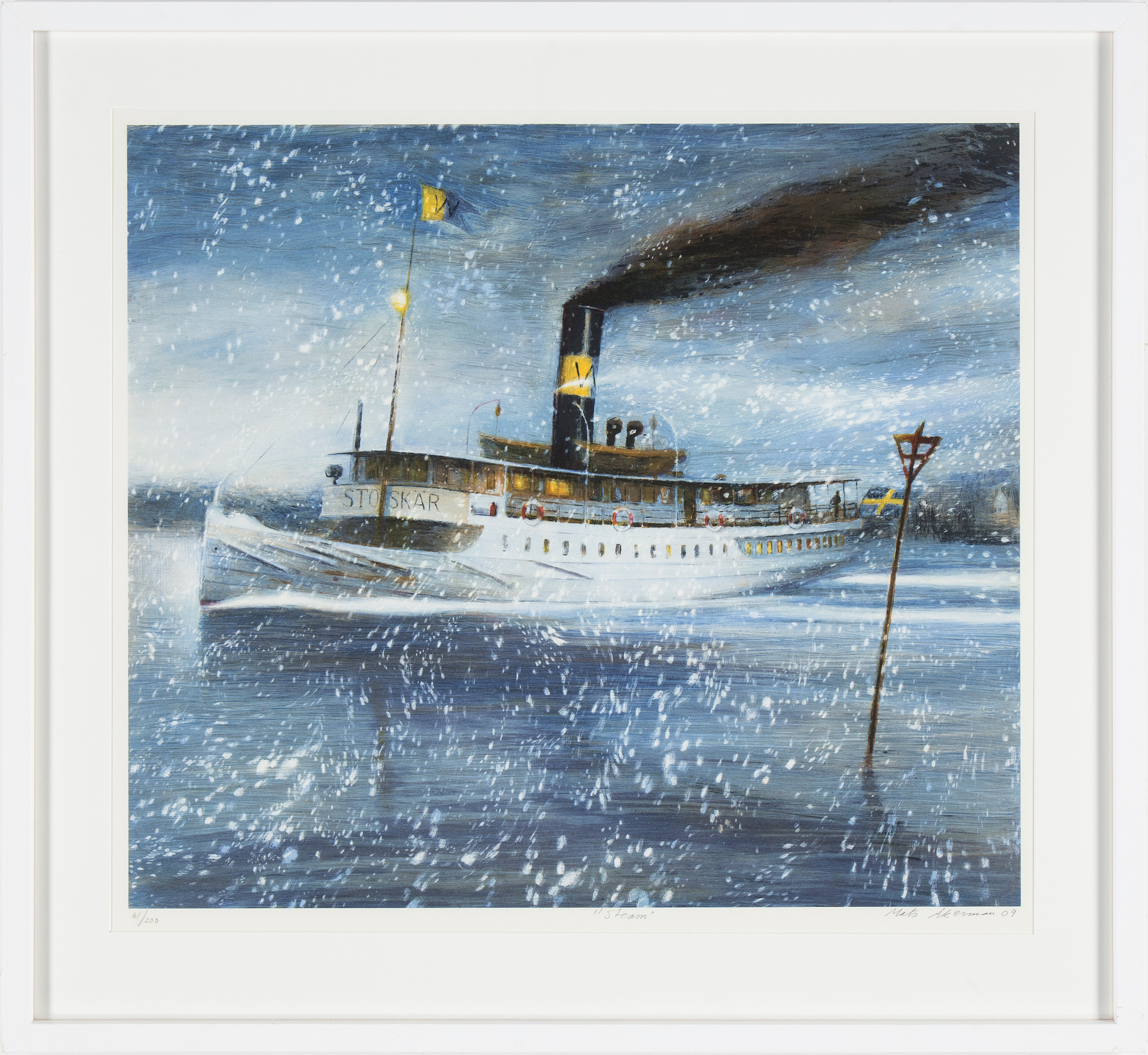 MATS ÅKERMAN, pigment print, signerad och numrerad 61/200. - Bukowskis