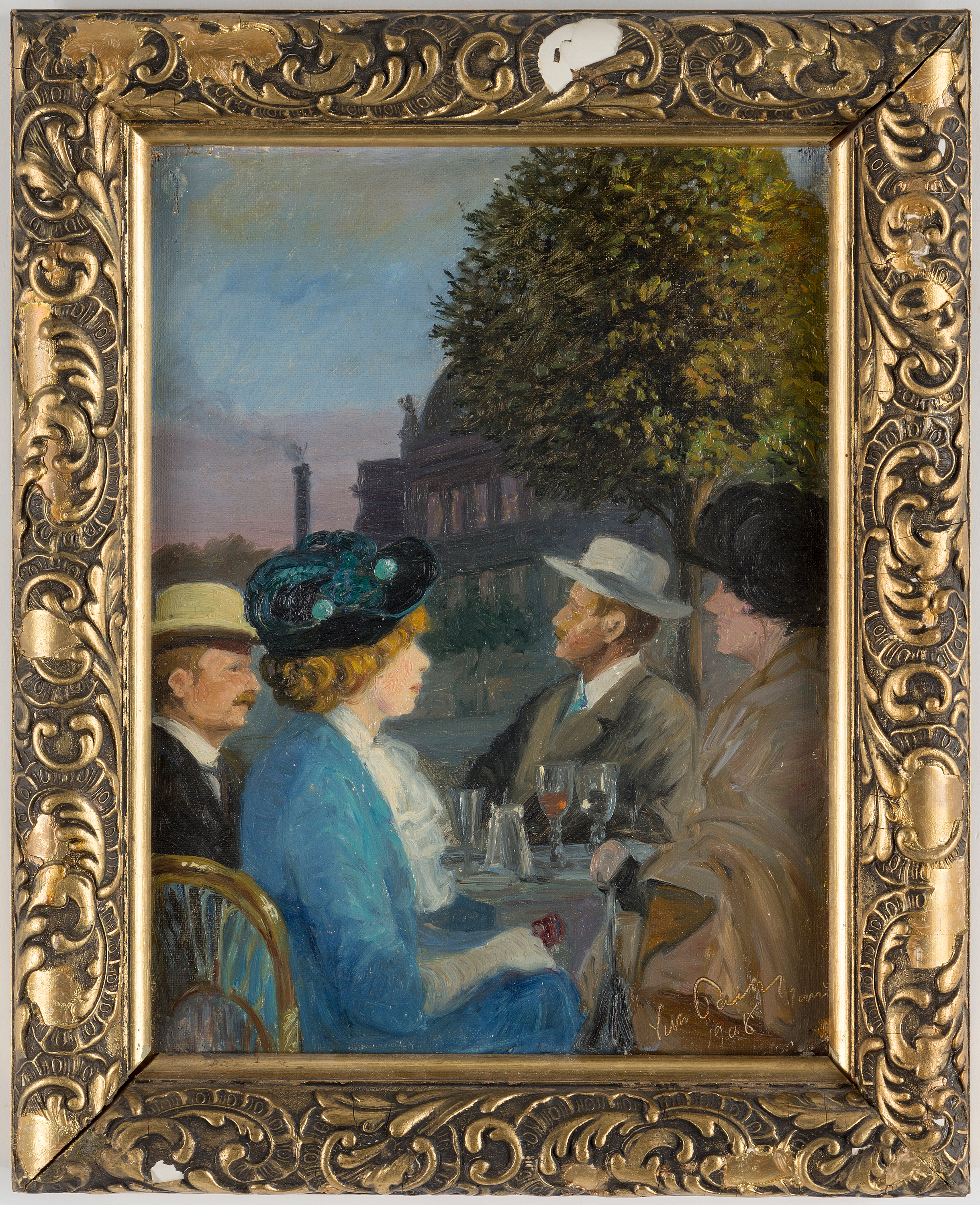 VILHELM PACHT, oil on canvas/panel, signed and dated 1908. - Bukowskis