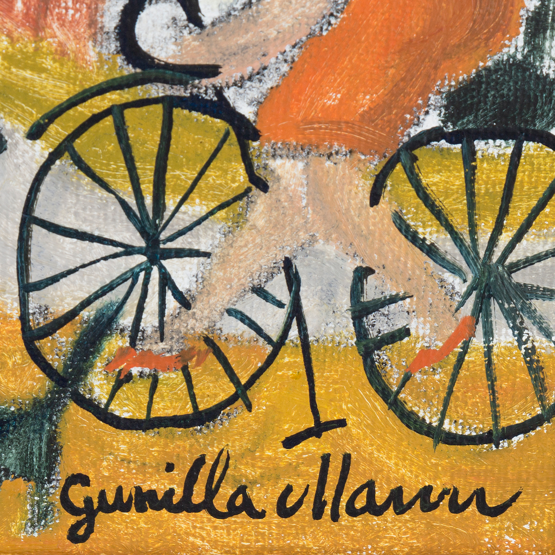 GUNILLA MANN, Oil on canvas, signed. - Bukowskis